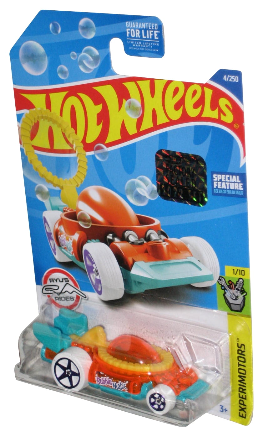 Hot Wheels Experimotors 1/10 (2021) Bubble Matic Orange Car 4/250 ...