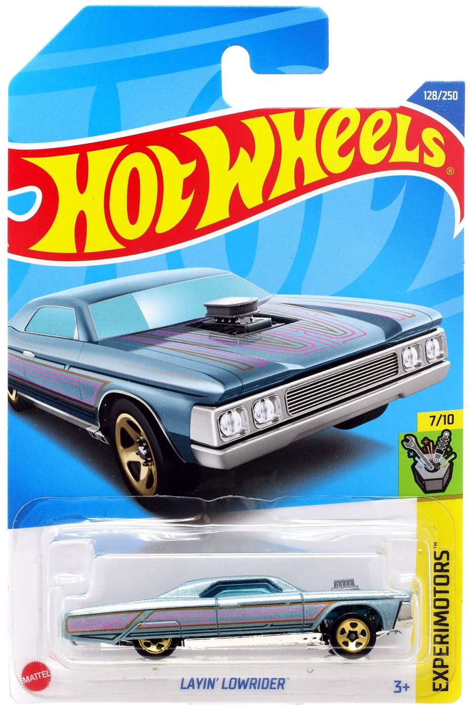 Hot Wheels Experimotors Layin' Lowrider Diecast Car - Walmart.com