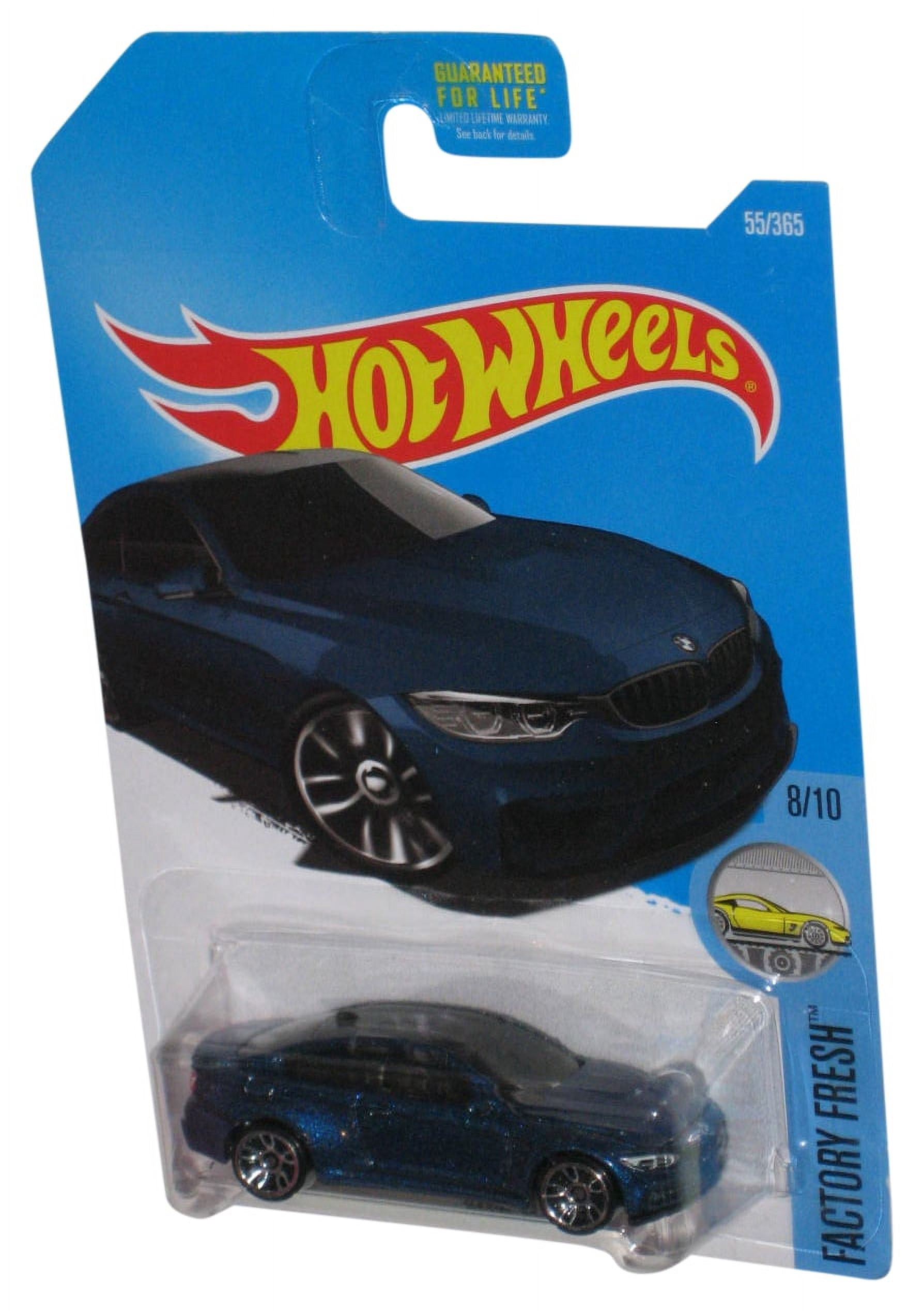 Hot Wheels Factory Fresh BMW M4 (2015) Mattel Blue Car #55/365 ...