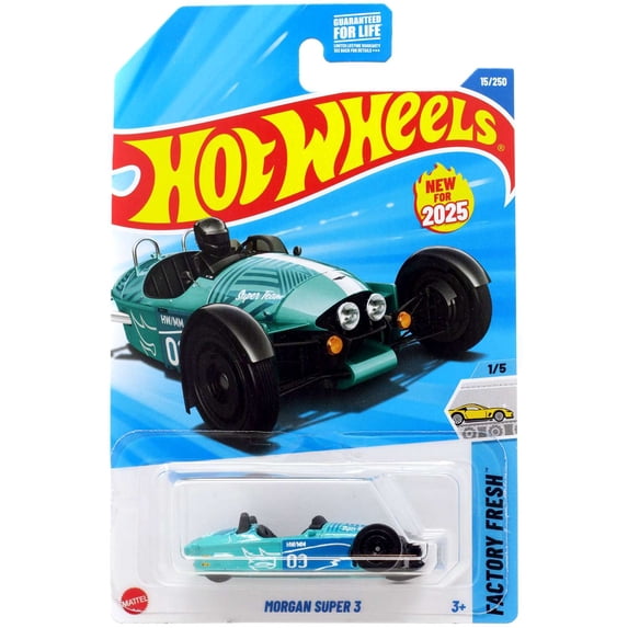 Hot Wheels Factory Fresh Morgan Super 3 Diecast Car - Walmart.com