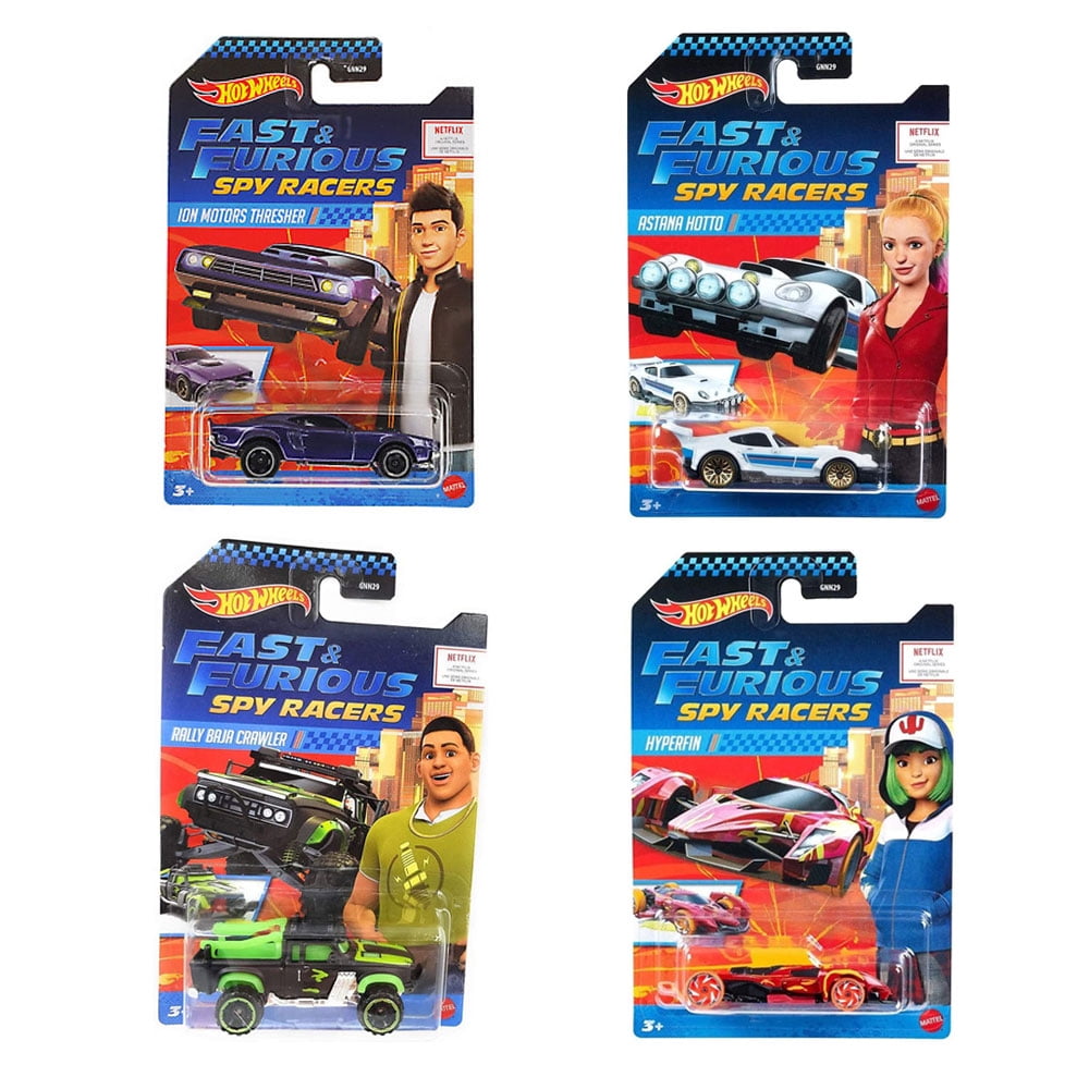 Hot Wheels Fast & Furious Spy Racers Play Vehicles Set, 3+ Yrs, Diecast ...