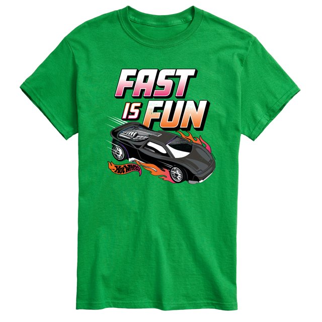 Hot Wheels - Fast Is Fun - Men's Short Sleeve T-Shirt - Walmart.com
