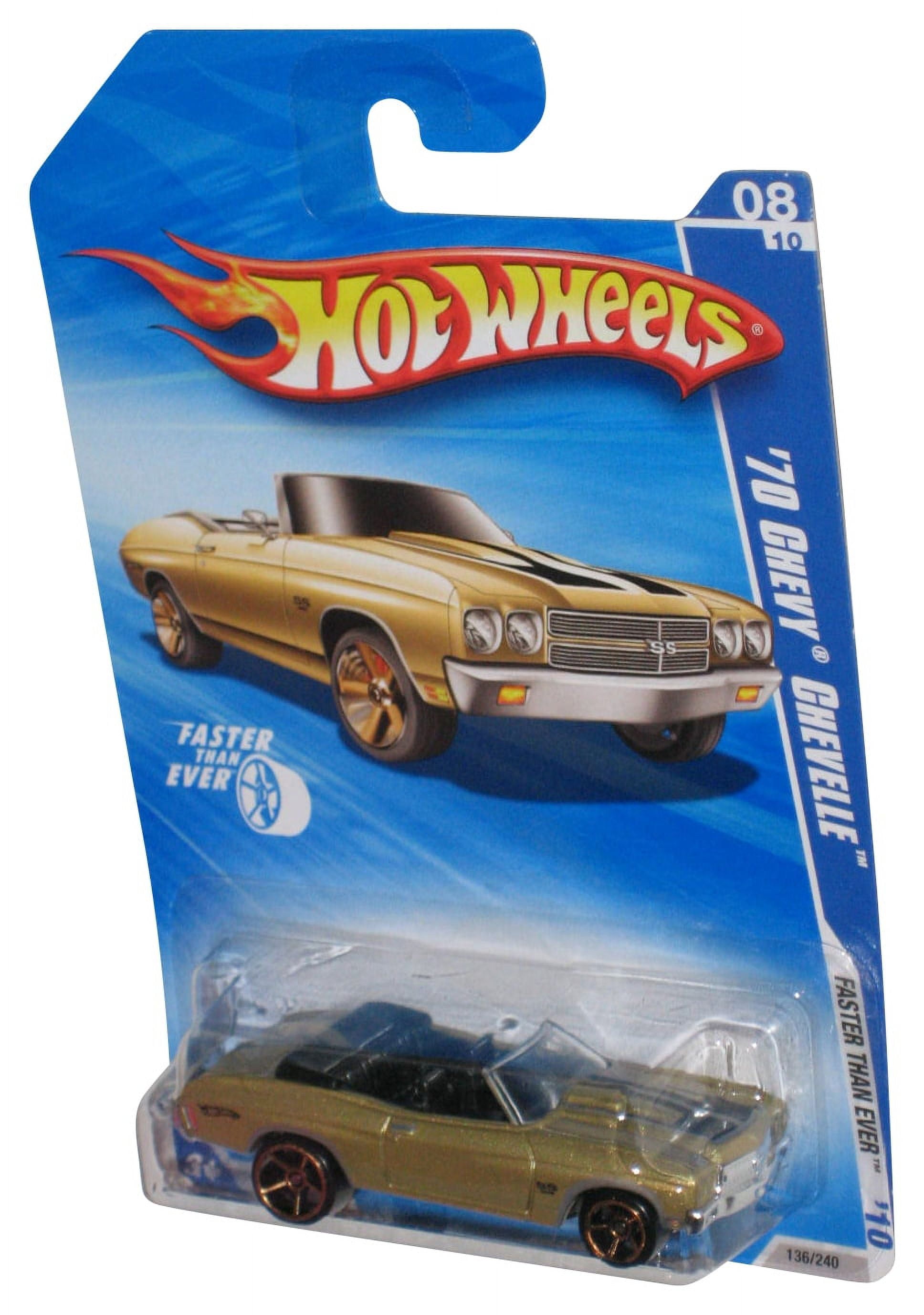 Hot Wheels Faster Than Ever '10 Gold '70 Chevy Chevelle Car 136/240 ...