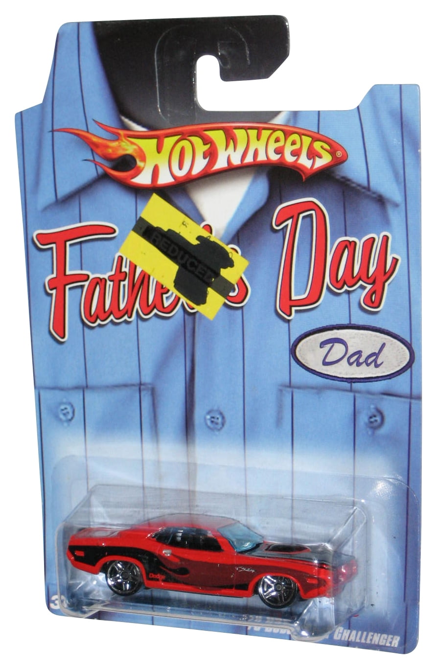 Hot Wheels Father's Day (2008) Mattel Red '70 Dodge Hemi Challenger Toy ...