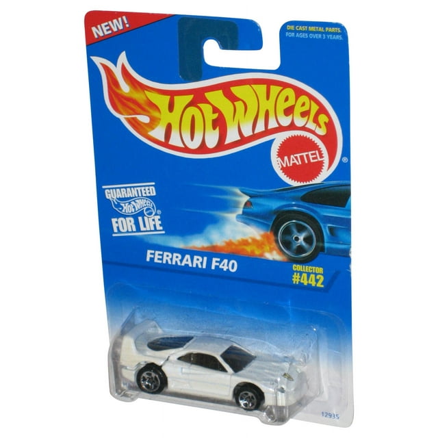 Hot Wheels Ferrari F40 (1995) Mattel Die-Cast Toy Car #442 - Walmart.com