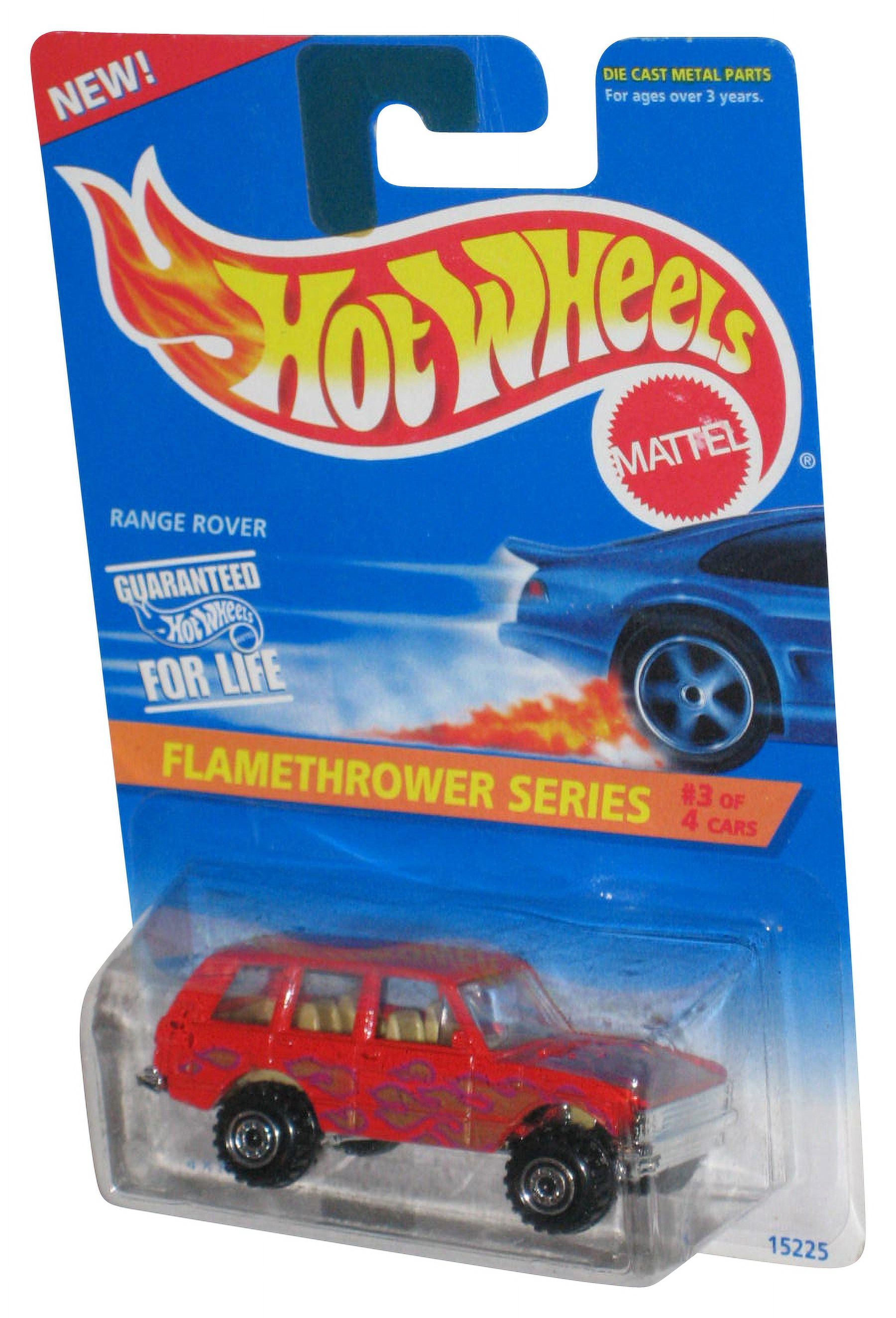 Hot Wheels Flamethrower Series (1995) Mattel Red Range Rover Toy Truck ...
