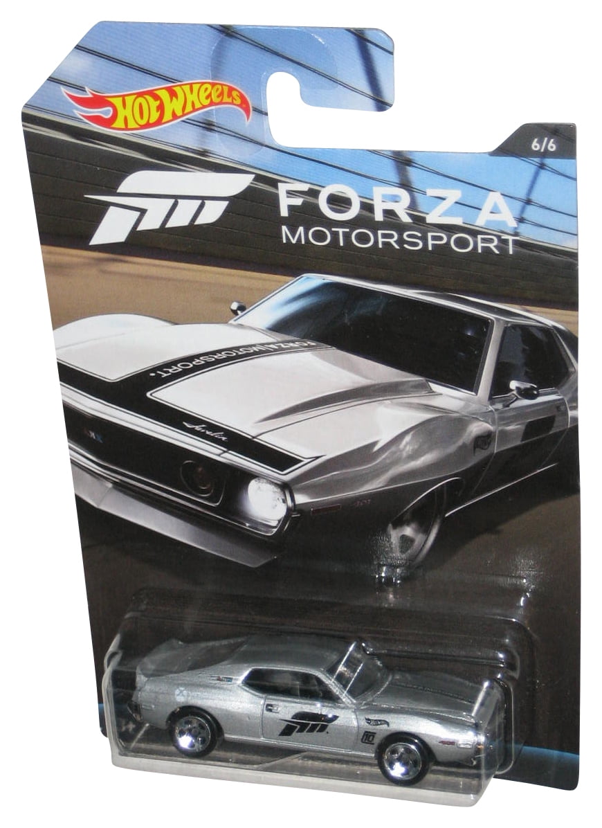 Hot Wheels Forza Motorsport (2017) Silver AMC Javelin AMX Toy Car 6/6 ...
