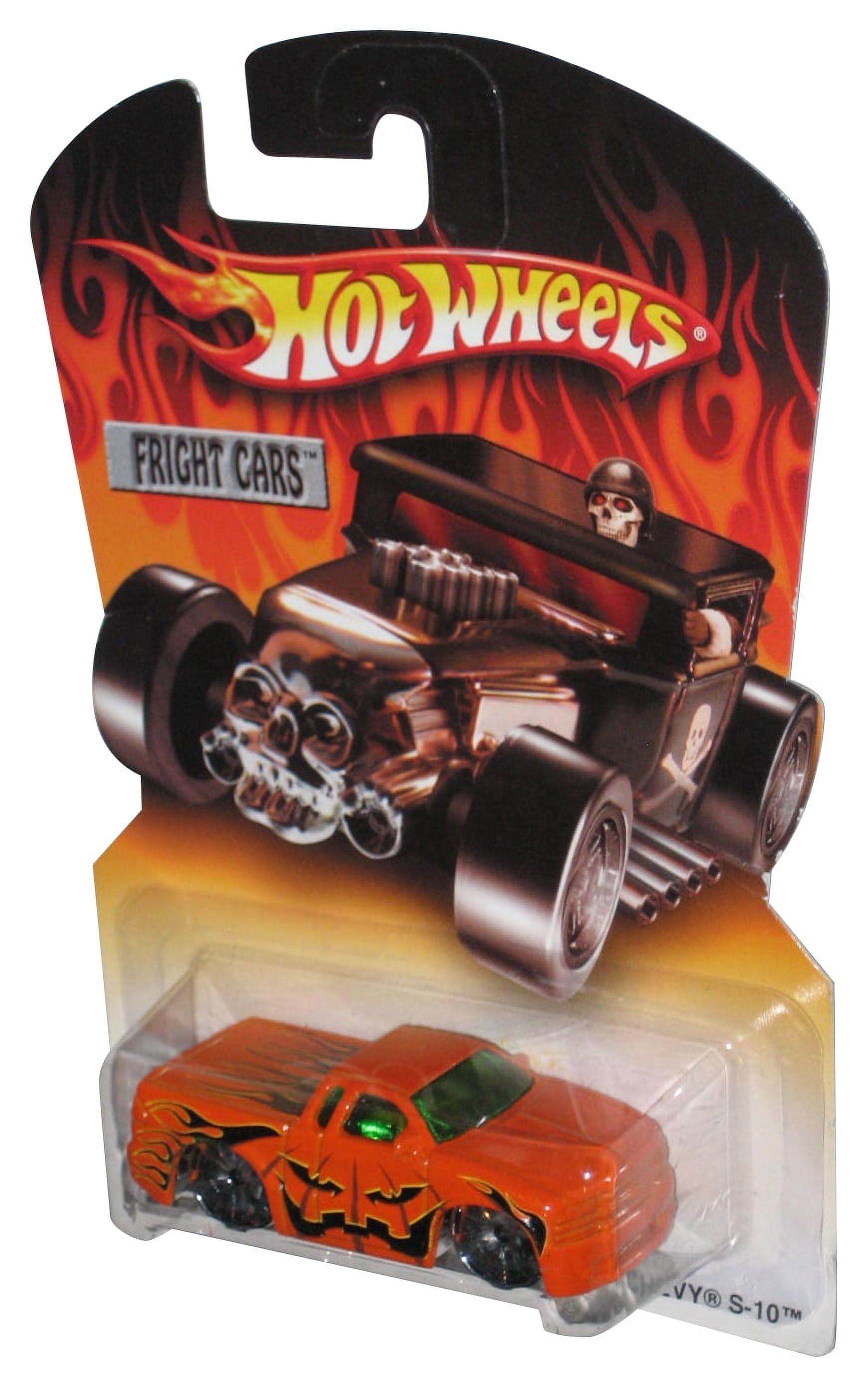 Hot Wheels Fright Cars (2006) Orange Pumpking Halloween Chevy S-10 Toy ...