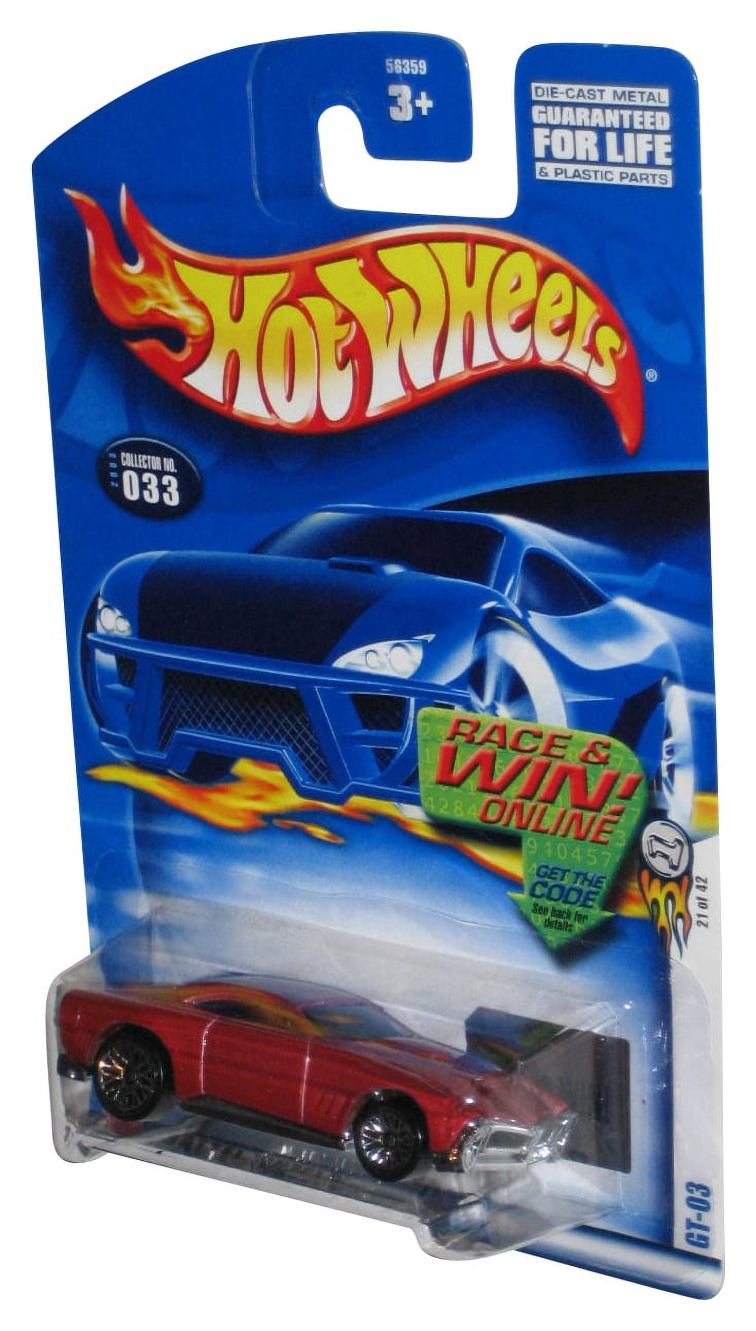 Hot Wheels GT-03 (2003) Mattel Metallic Red Die-Cast Toy Car #033 ...