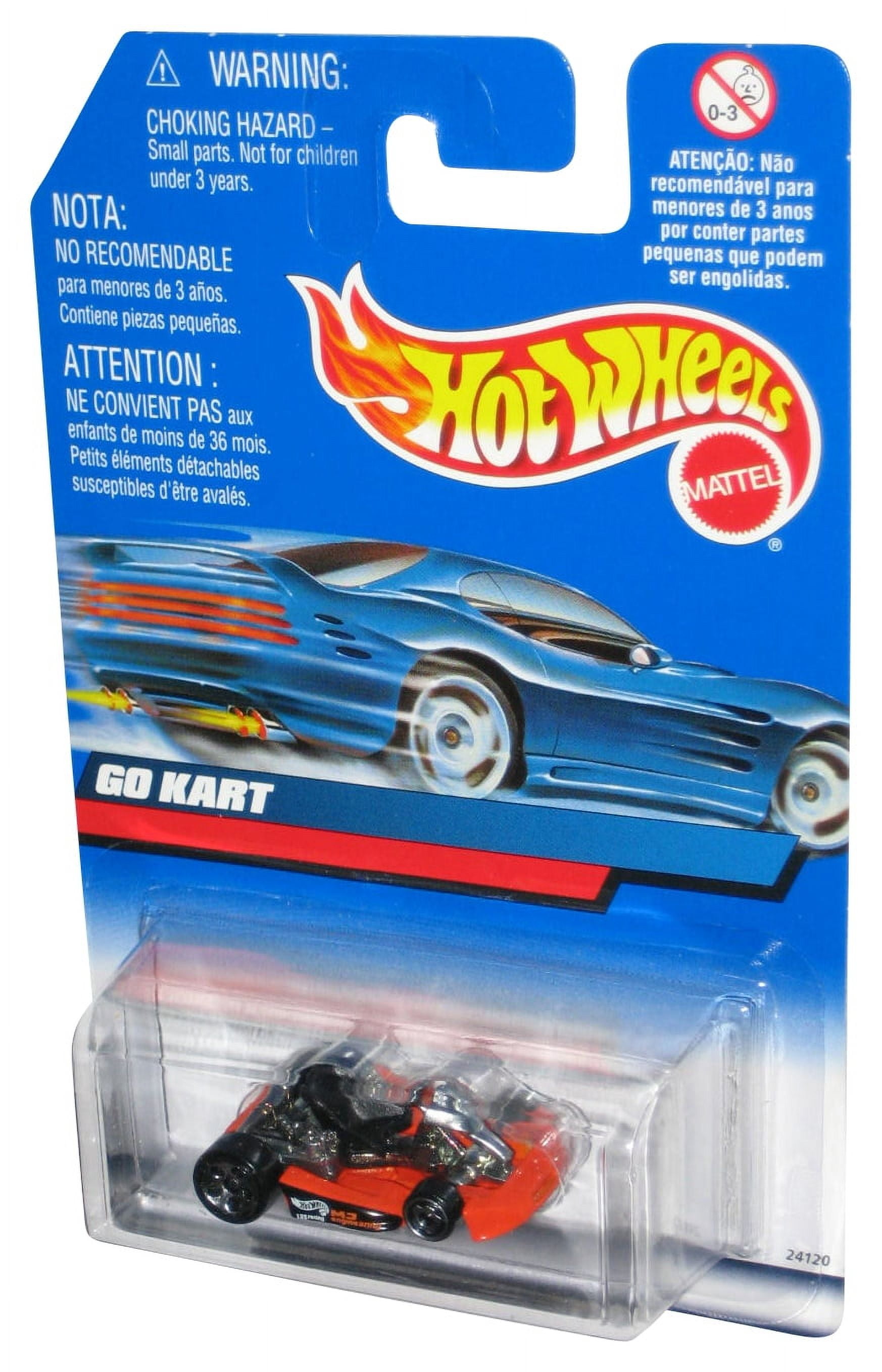 Hot Wheels Go Kart (1998) Mattel Black & Orange Collector Toy Car #1106 ...