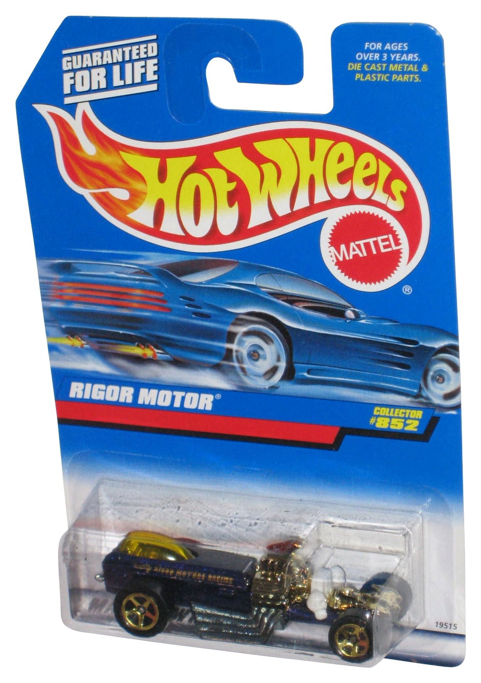 Hot Wheels Gold & Black (1997) Mattel Rigor Motor Toy Car #852 ...