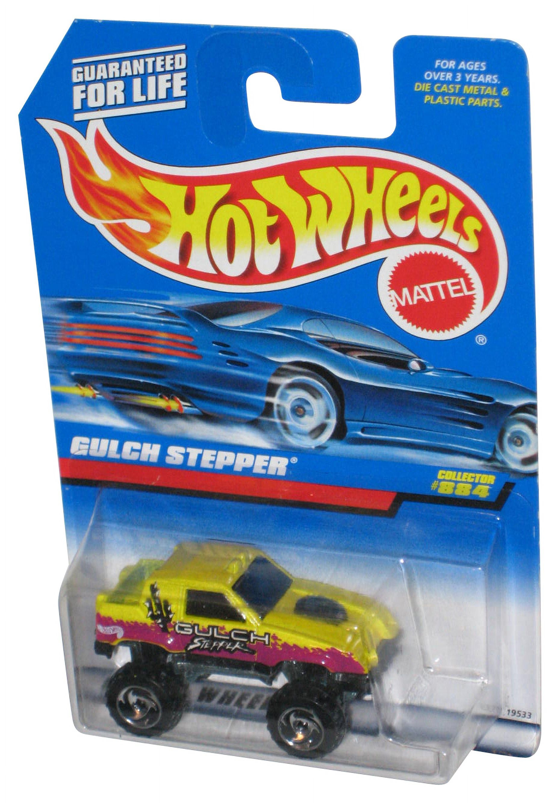 Hot Wheels Gulch Stepper (1997) Yellow & Purple Toy Truck #884 ...