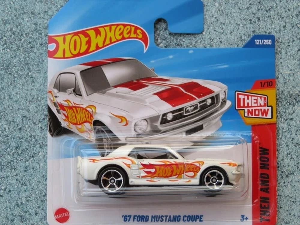 Hot Wheels H5E 121 1967 FORD MUSTANG COUPE white 2025 121/250 CaseE ...