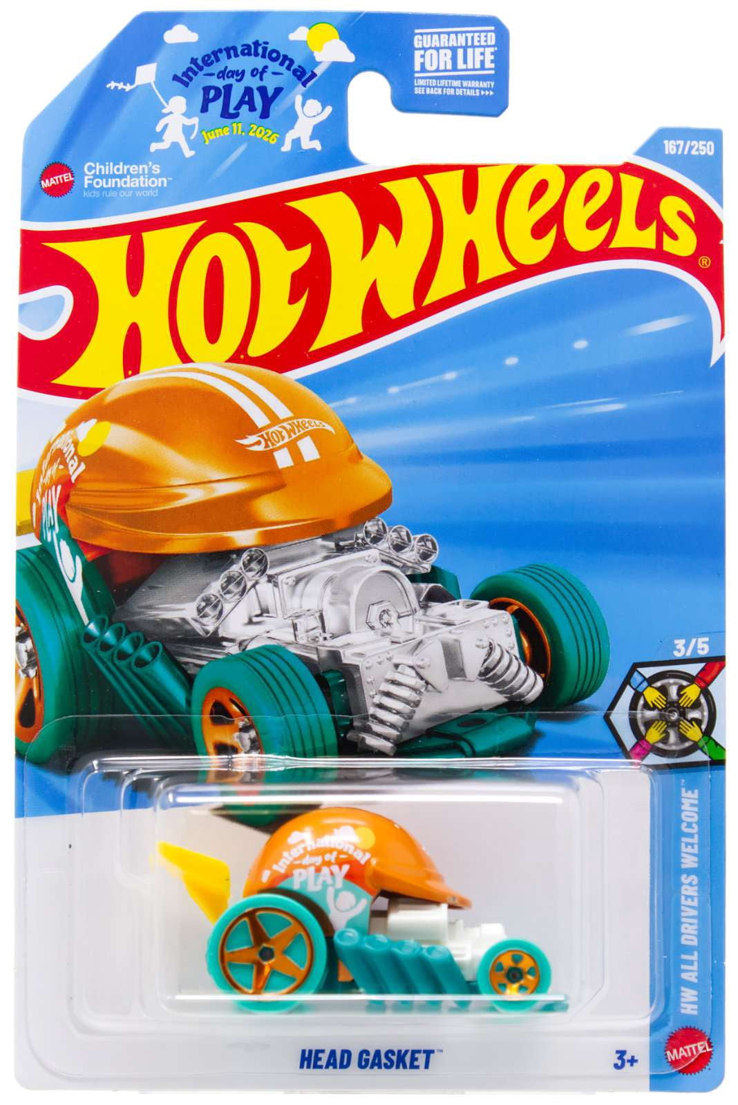 Hot Wheels HW All Drivers Welcome Head Gasket Diecast Car - Walmart.com