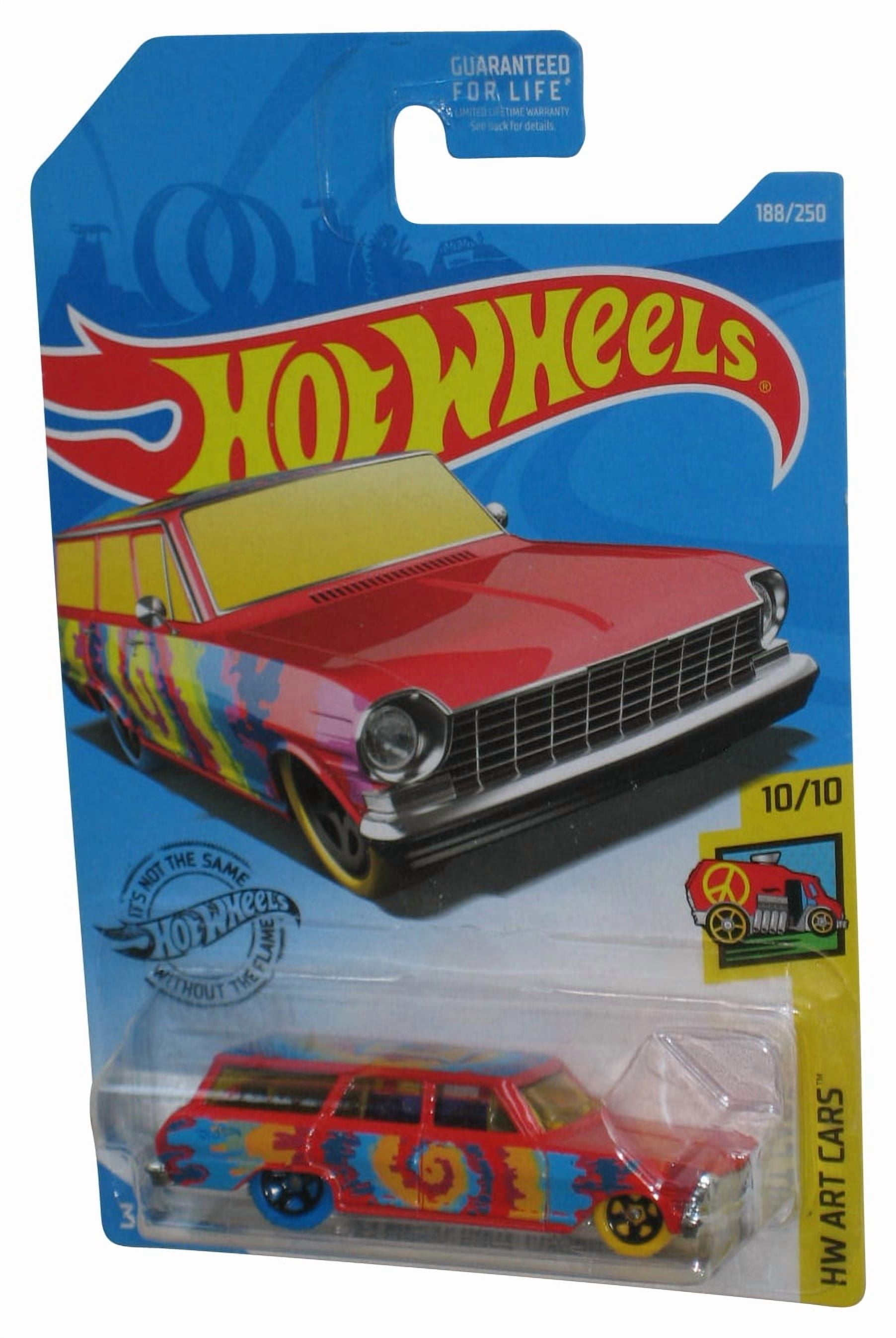 Hot Wheels HW Art (2017) Red '64 Chevy Nova Wagon Car 188/250 - Walmart.com
