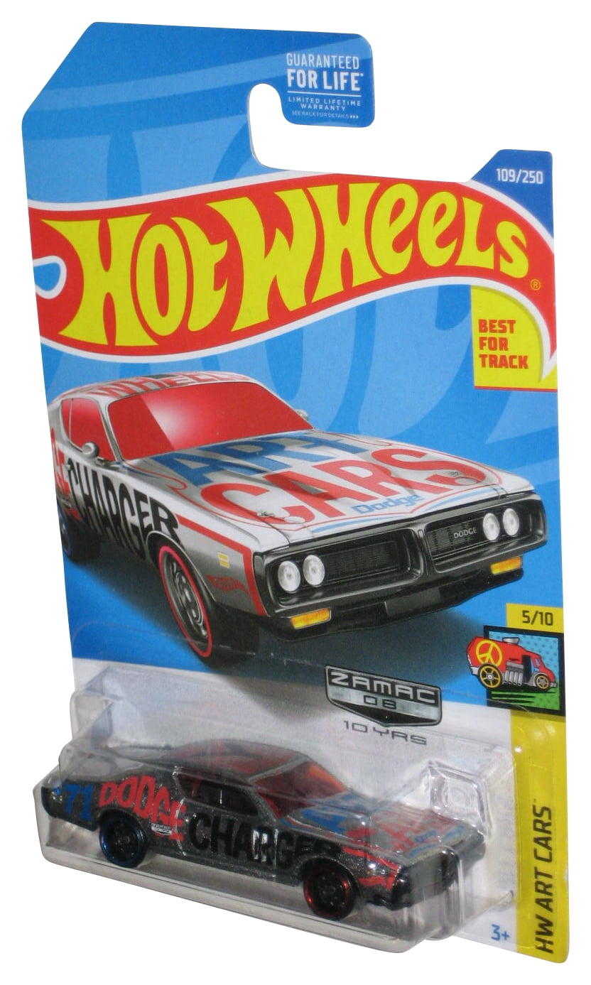 Hot Wheels HW Art 5/10 Zamac 08 Silver '71 Dodge Charger Toy Car 109/ ...