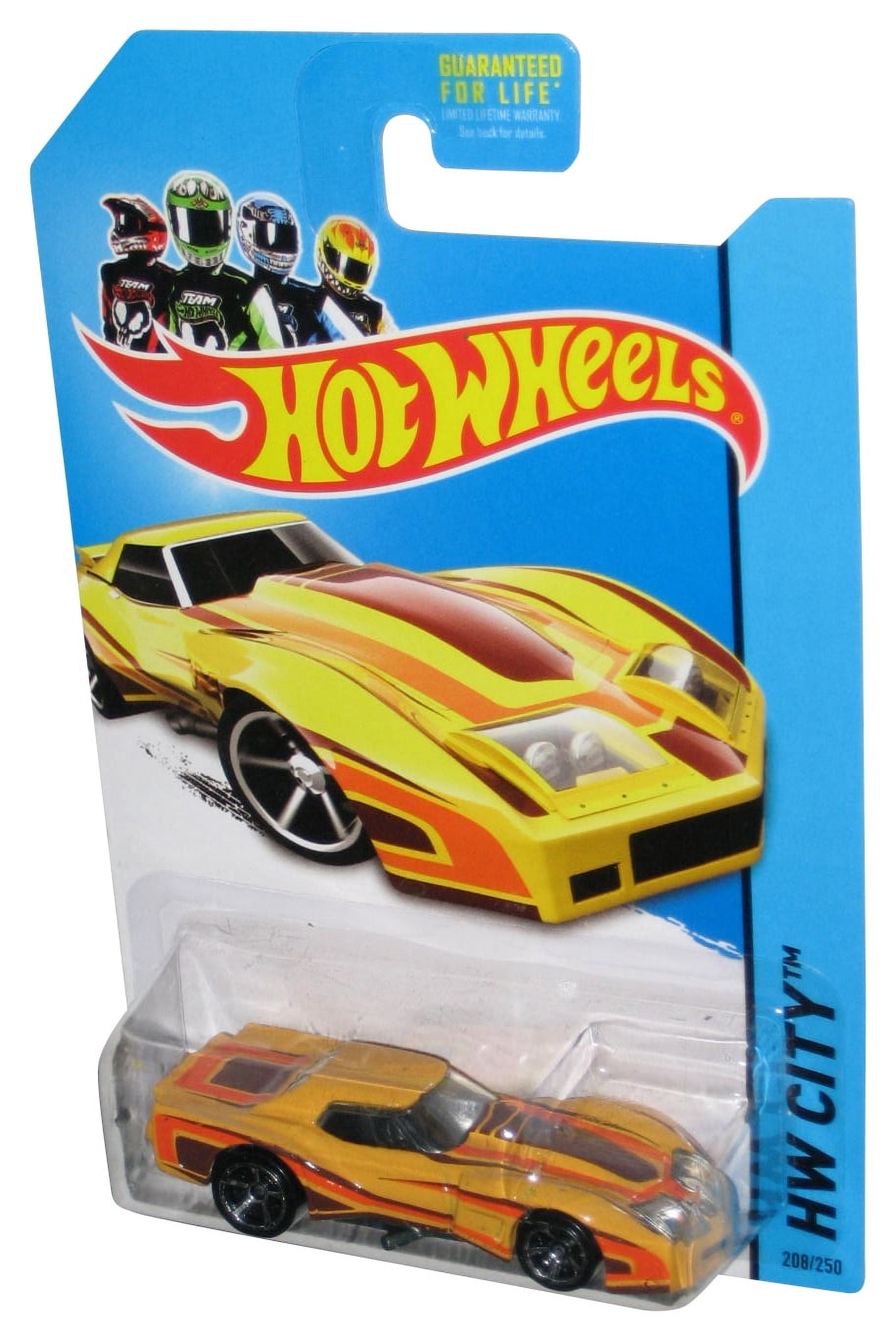 Hot Wheels HW City (2013) Yellow '76 Greenwood Corvette Toy Car 208/250 ...