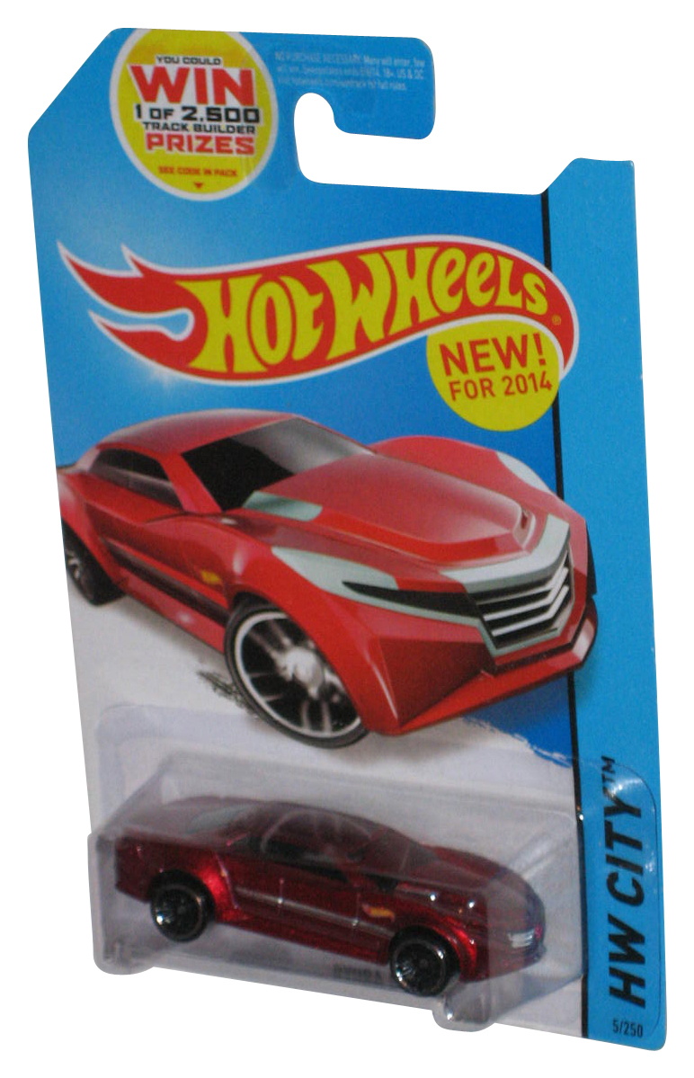 Hot Wheels HW City (2014) Red Ryura LX Toy Car 5/250 - Walmart.com