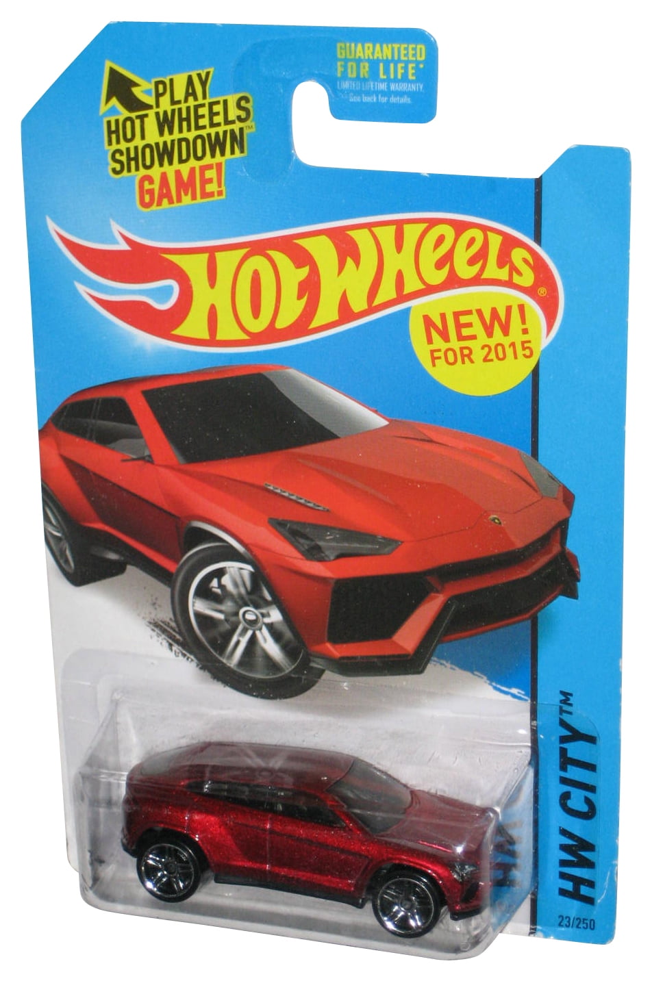Hot Wheels HW City (2015) Red Maroon Lamborghini Urus Toy Car 23/250 ...