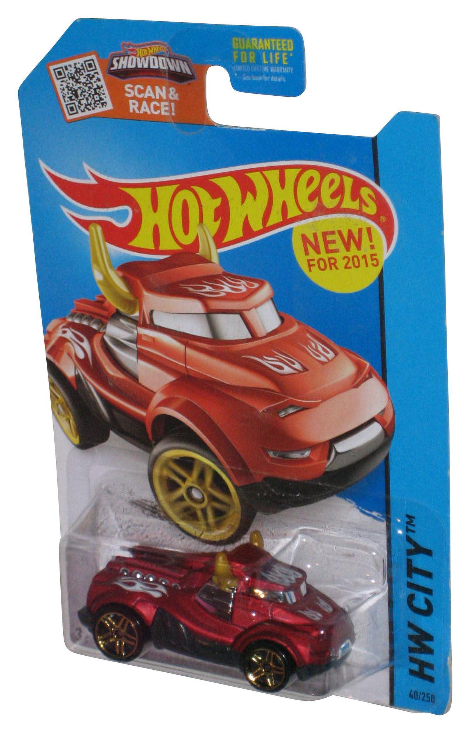 Hot Wheels HW City (2015) Red Steer Clear Die-Cast Toy Car 40/250 ...