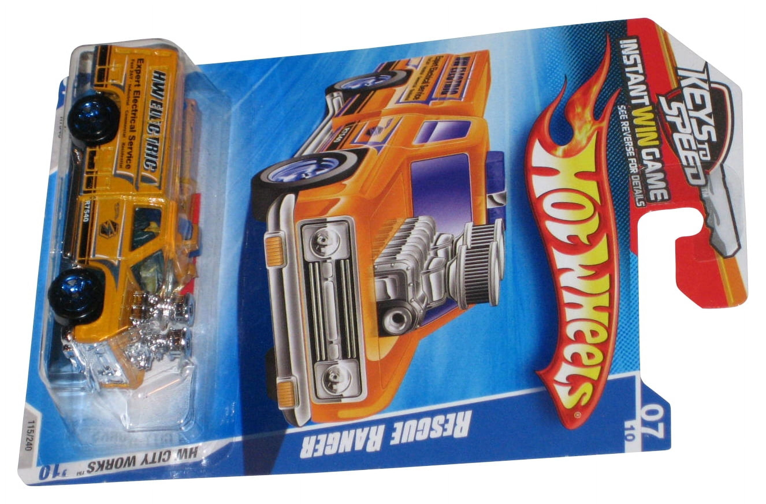 Hot Wheels HW City Works '10 07/10 Yellow Rescue Ranger Toy Truck 115/ ...