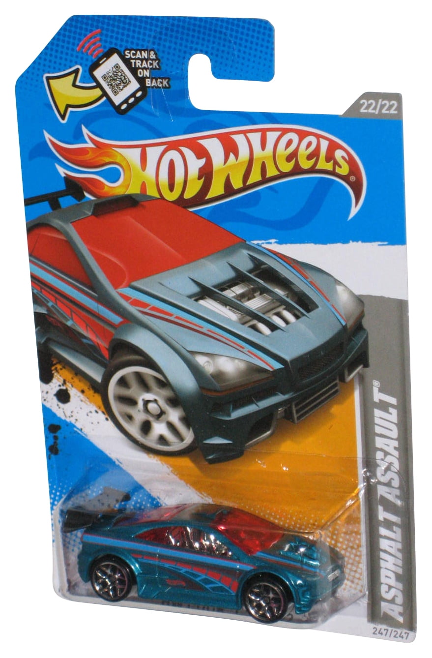 Hot Wheels HW Code Cars '12 22/22 (2011) Asphalt Assault Blue Toy Car ...