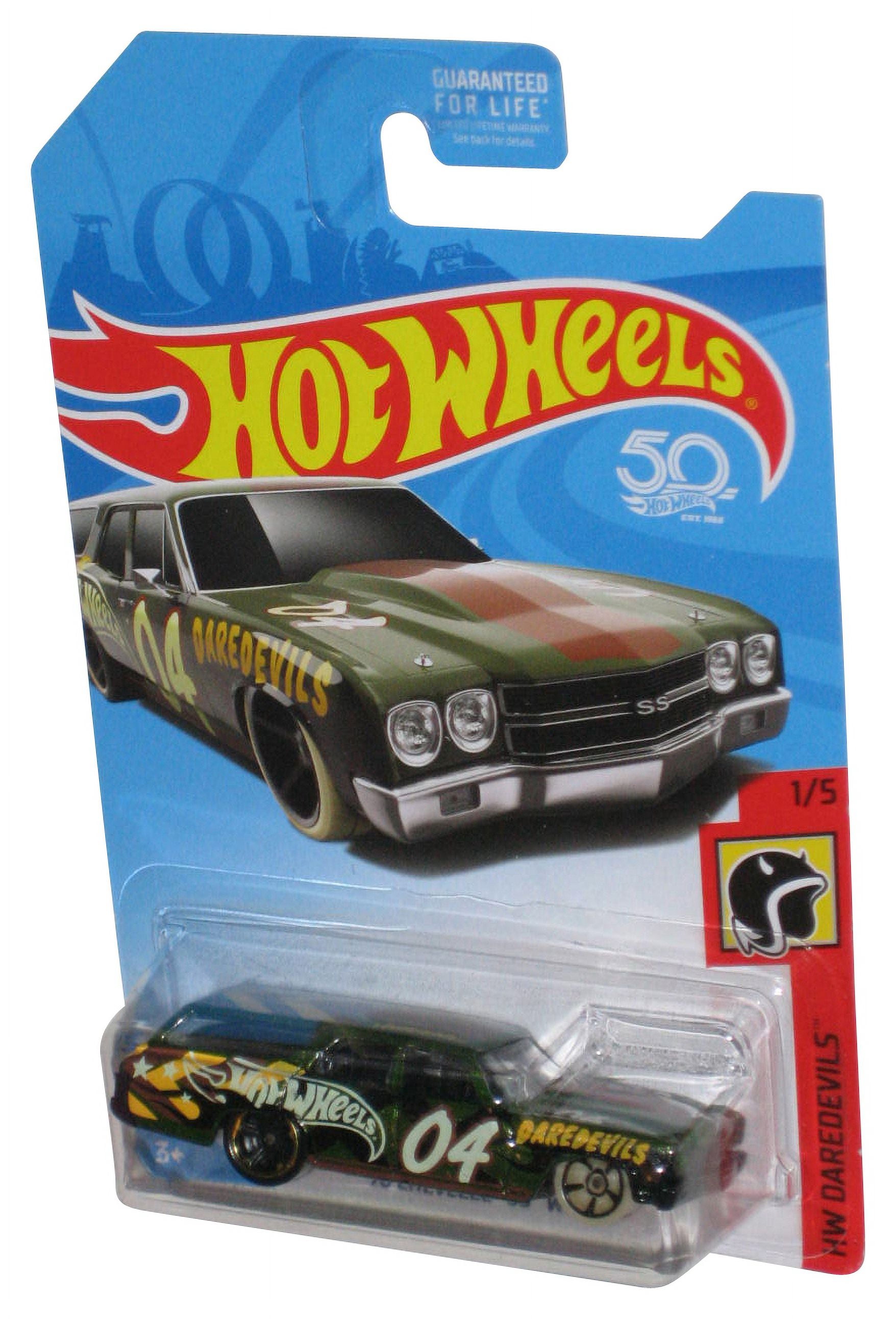 Hot Wheels HW Daredevils 1/5 (2018) Green '70 Chevelle SS Wagon Car ...