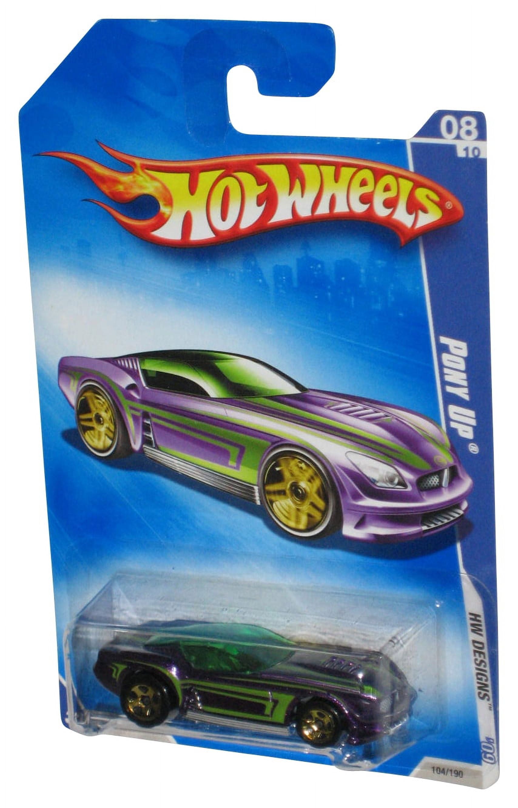 Hot Wheels HW Designs '09 08/10 Purple Pony Up Toy Car 104/190 ...