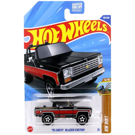 Hot Wheels HW Dirt '75 Chevy Blazer Custom Diecast Car - Walmart.com