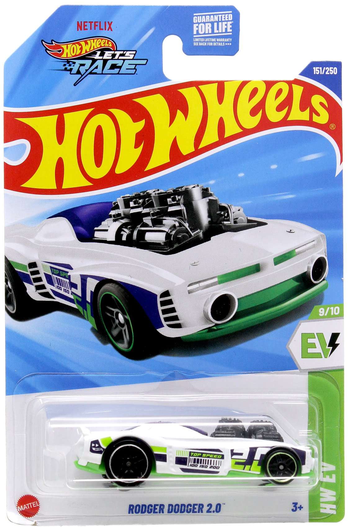 Hot Wheels HW EV Rodger Dodger 2.0 Diecast Car - Walmart.com
