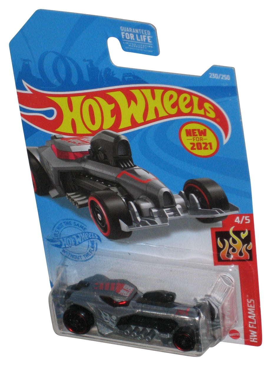 Hot Wheels HW Flames 4/5 (2021) Gray Fusionbusta Toy Car 230/250 ...