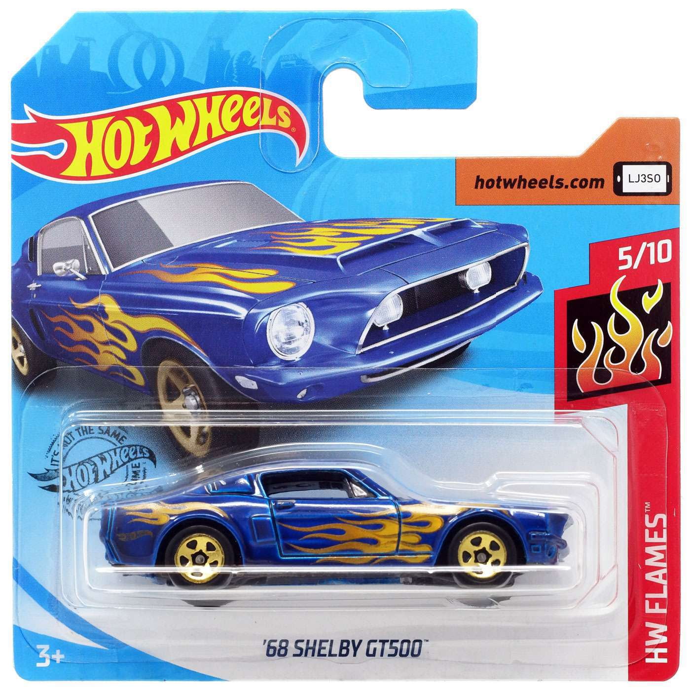 Hot Wheels HW Flames '68 Shelby GT500 Diecast Car (Short Card ...