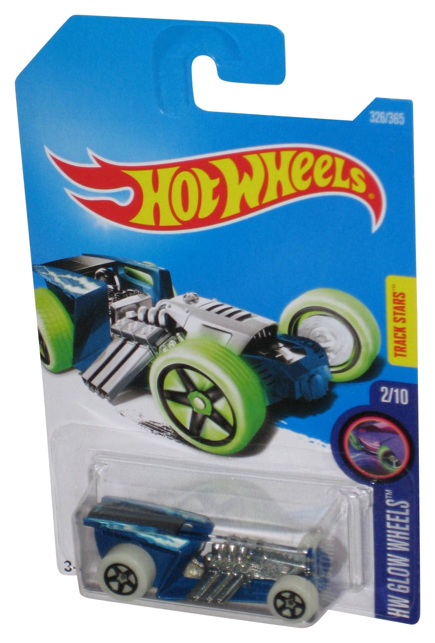 Hot Wheels HW Glow 2/10 (2015) Blue Z-Rod Toy Car 326/365 - Walmart.com