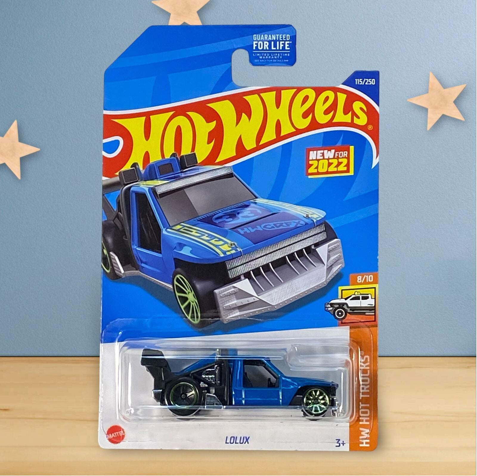 Hot Wheels Lolux Blue HW Hot Trucks 8/10 115/250 - Walmart.com