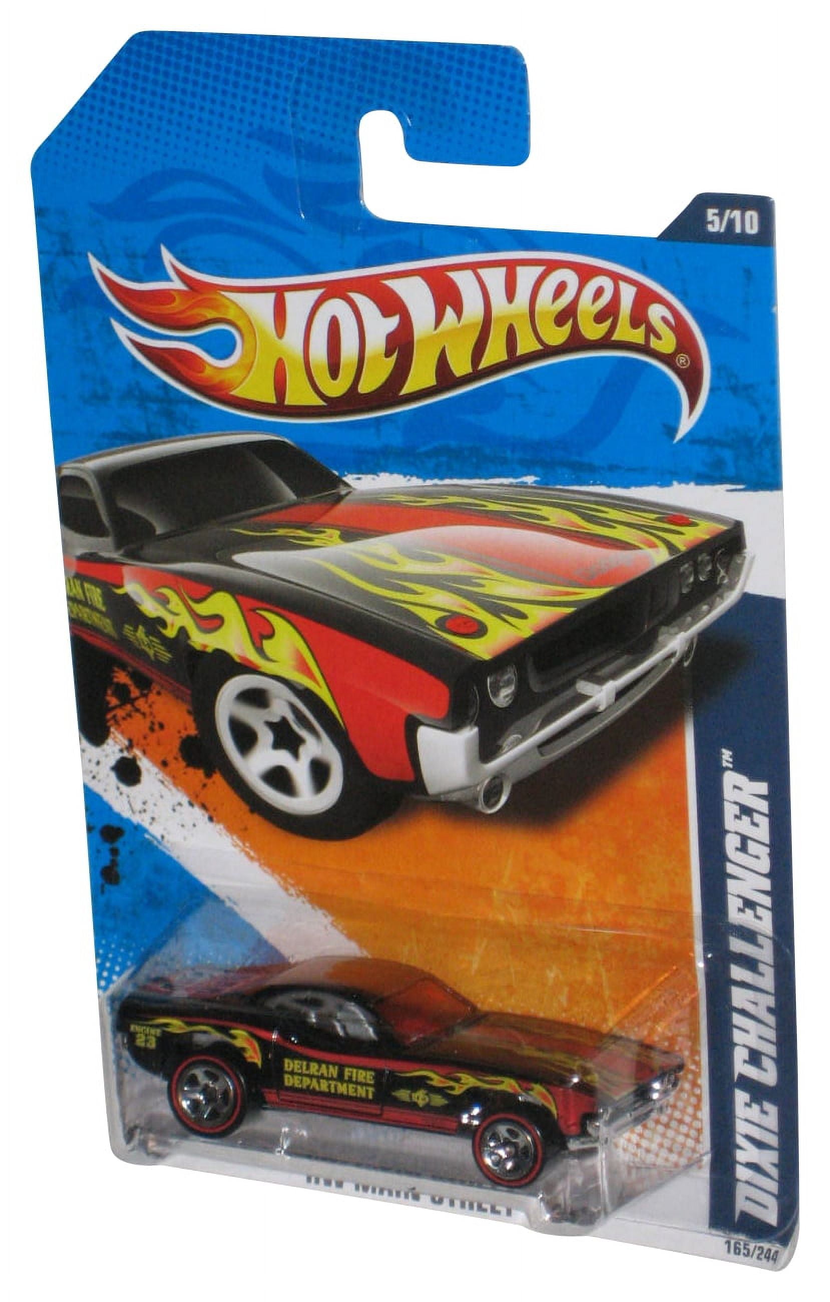 Hot Wheels HW Main Street '11 Black Dixie Challenger Toy Car 165/244 ...