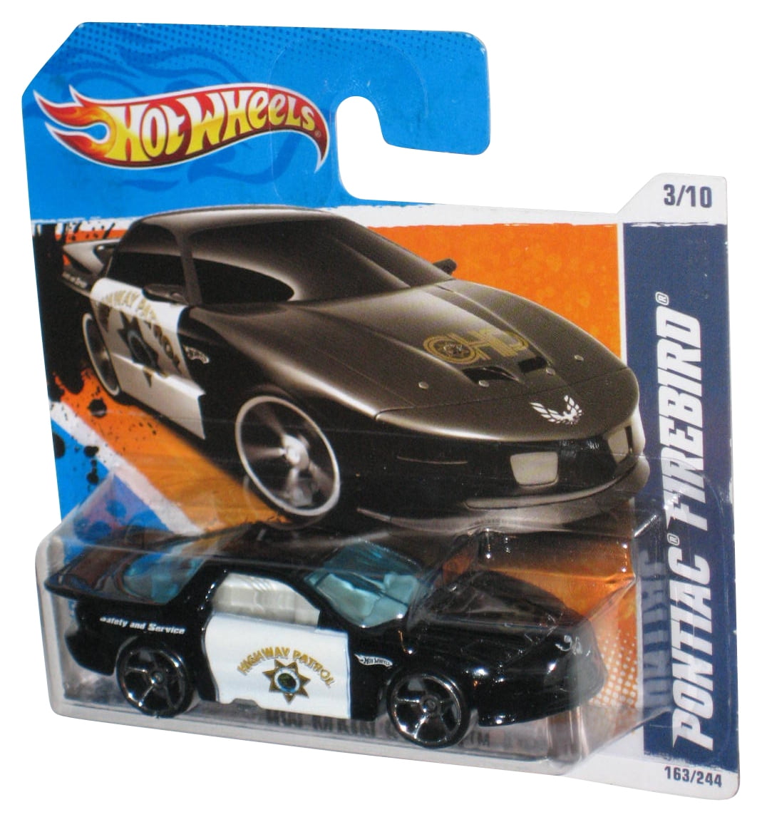 Hot Wheels HW Main Street 3/10 Pontiac Firebird Highway Patrol Police ...