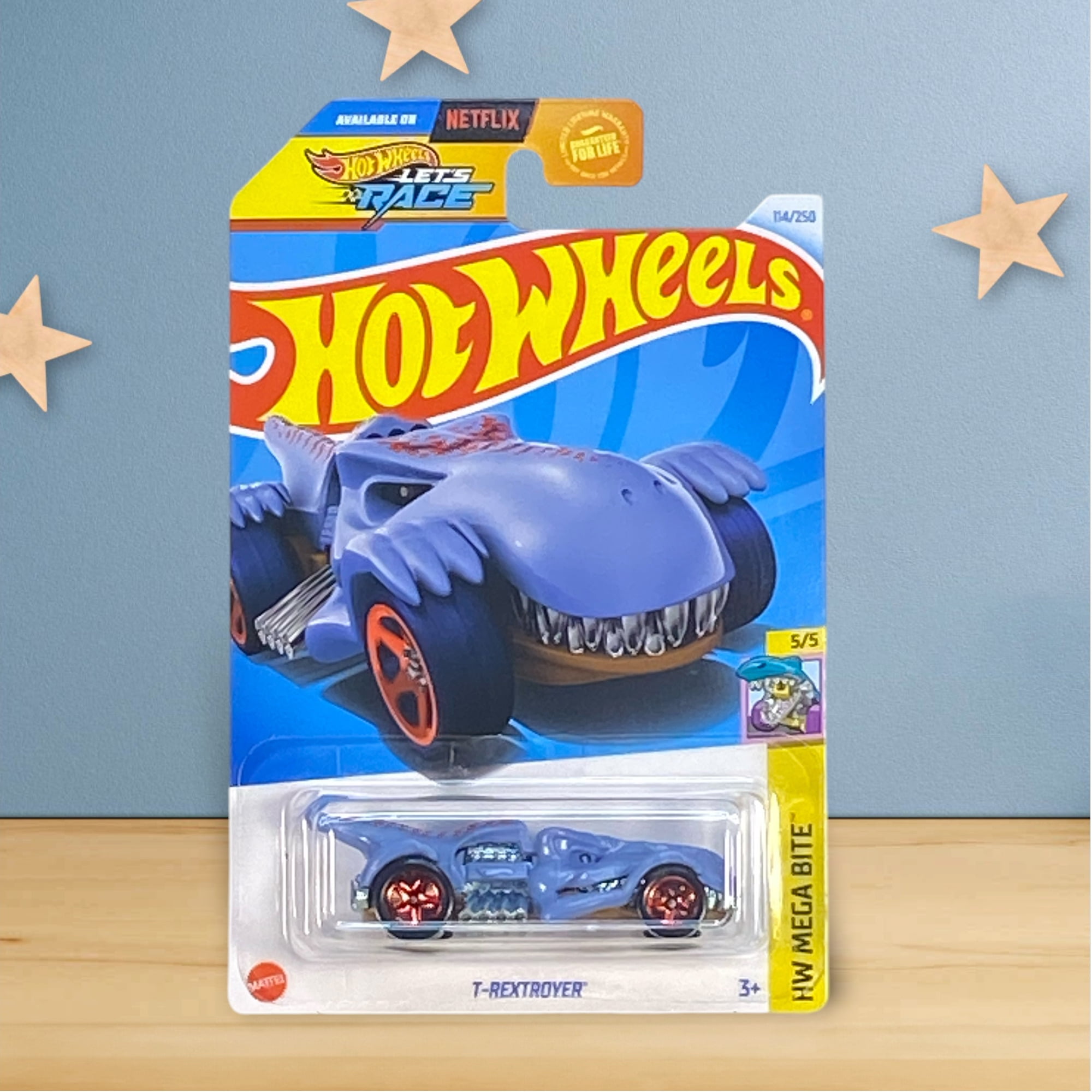 Hot Wheels HW Mega Bite T-Rextroyer Light Blue 114/250 Diecast Car ...