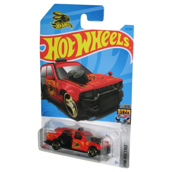 Hot Wheels HW Metro 3/10 (2021) Red Time Attaxi Toy Car 76/250 ...