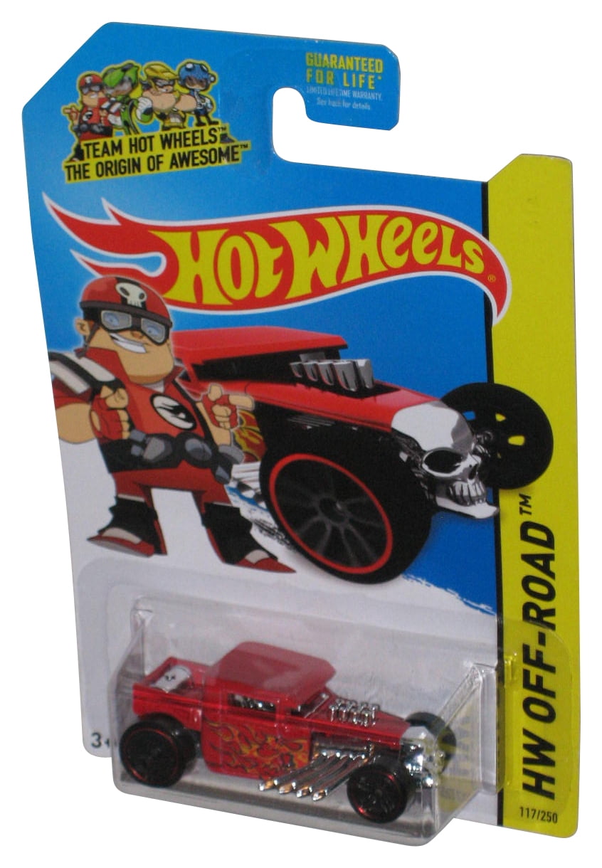 Hot Wheels HW Off-Road (2013) Red Bone Shaker Toy Car 117/250 - Walmart.com