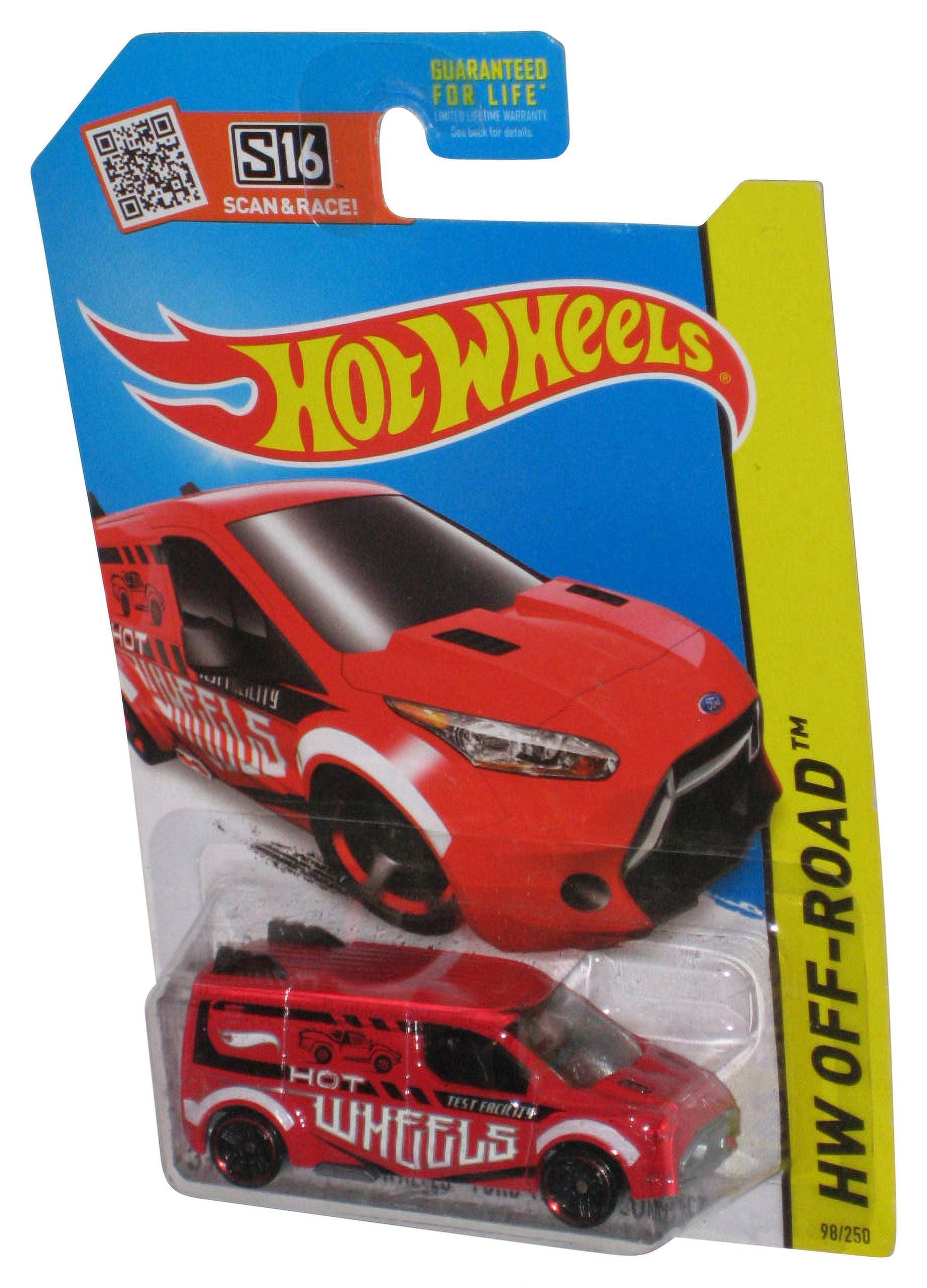Hot Wheels HW Off-Road (2013) Red Ford Transit Connect Toy Car 98/250 ...