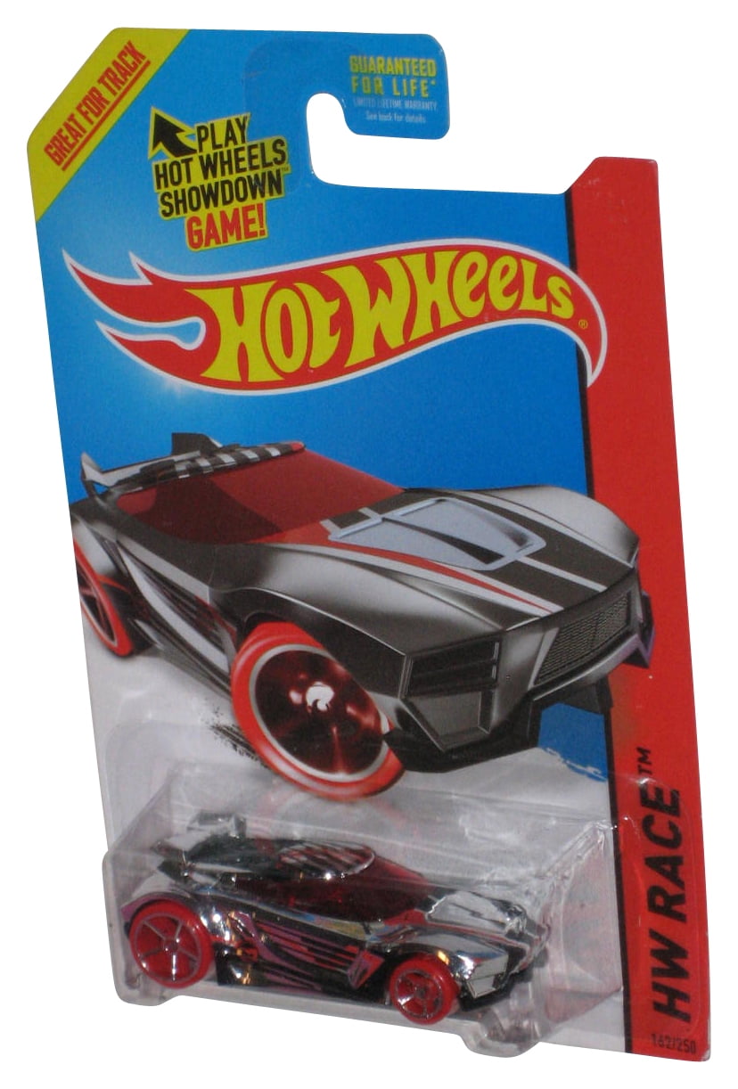 Hot Wheels HW Race (2013) Silver & Red Chicane Toy Car 162/250 ...