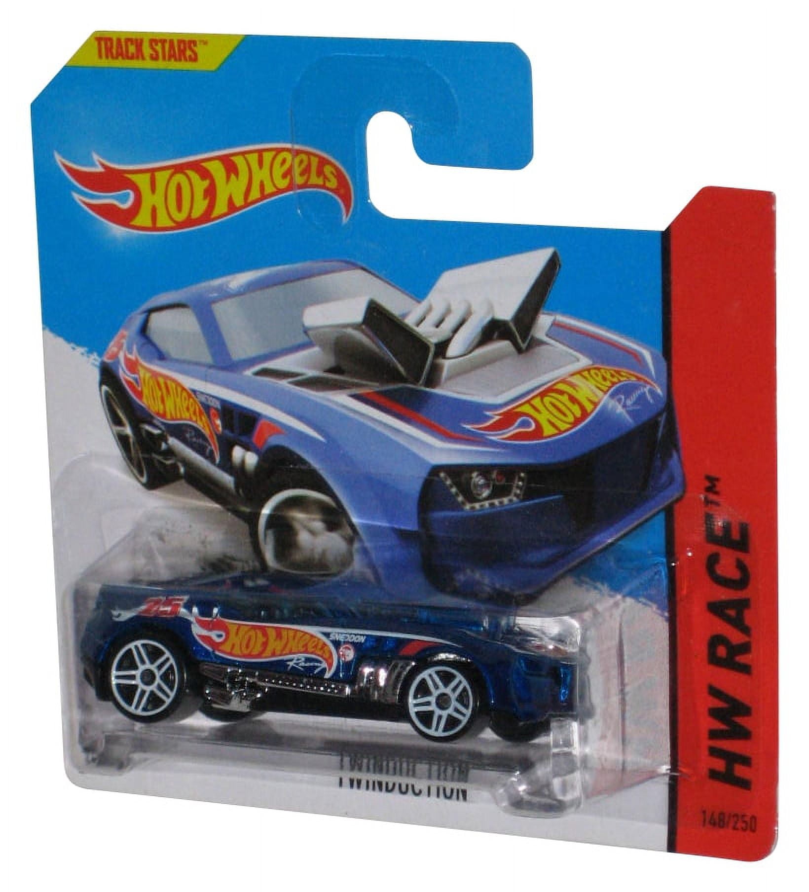Hot Wheels HW Race Blue Twinduction Toy Car 148/250 - (Short Card ...