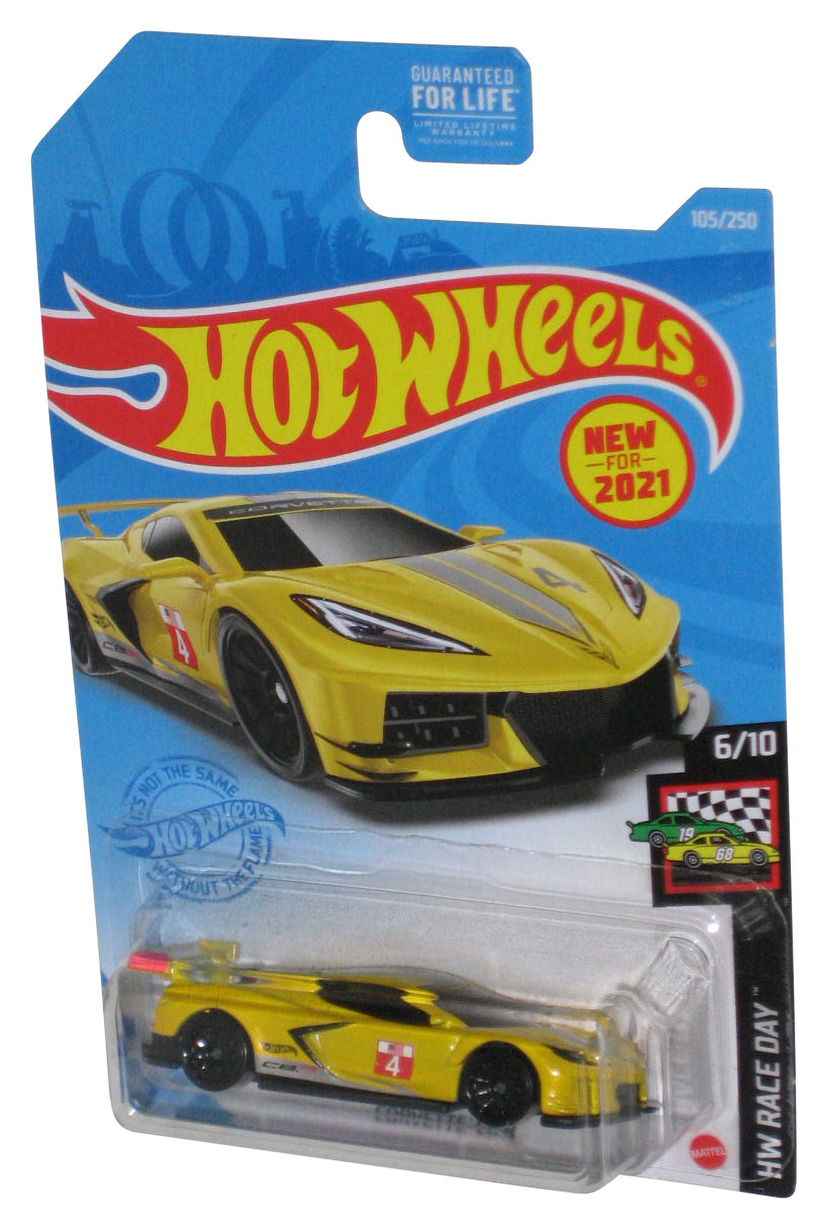 Hot Wheels Corvette C8.R, [Yellow] 105/250 Race Day 6/10 - Walmart.com
