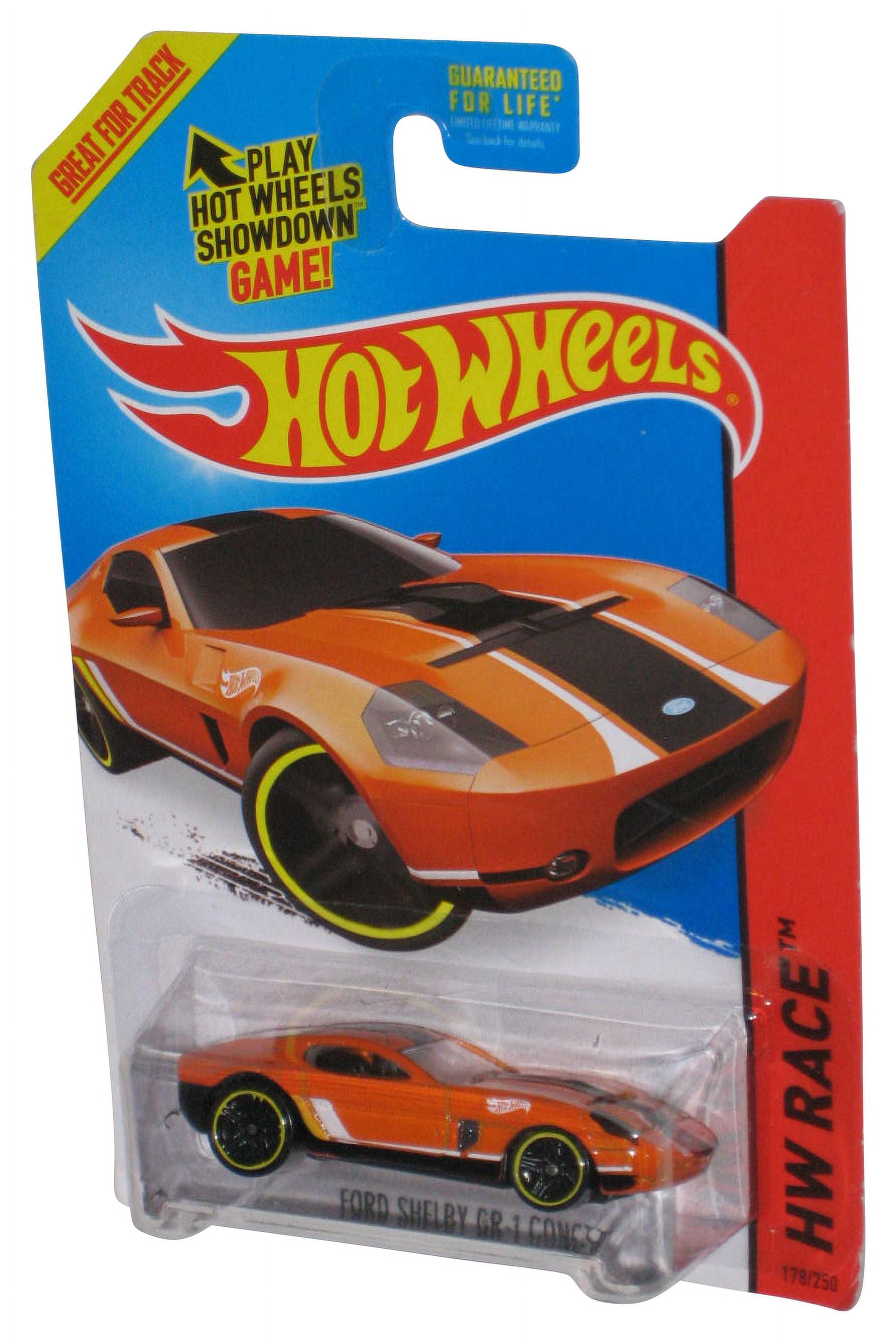 Hot Wheels HW Race Ford Shelby GR-1 Concept Orange Toy Car 178/250 - Walmart.com