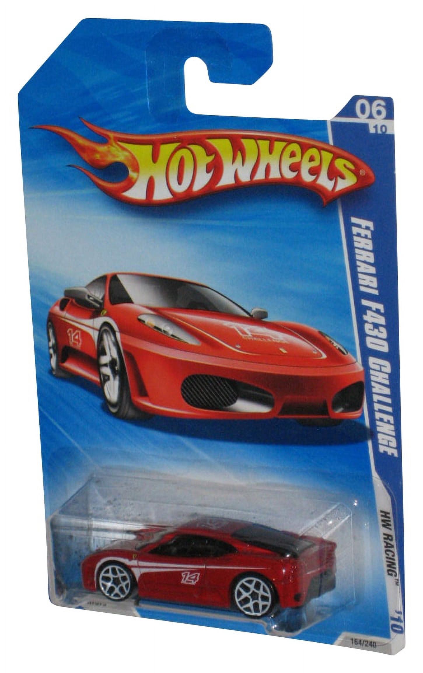 Hot Wheels HW Racing '10 Ferrari F430 Challenge Red Toy Car 154/240 ...