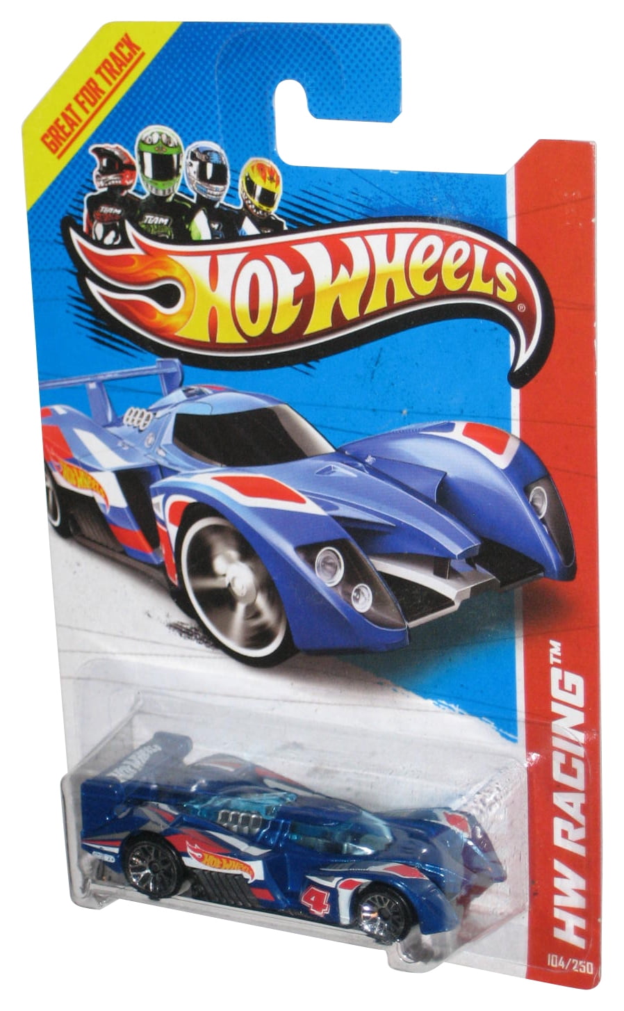 Hot Wheels HW Racing (2012) Mattel Blue 24 Ours Toy Car 104/250 - Walmart Business Supplies