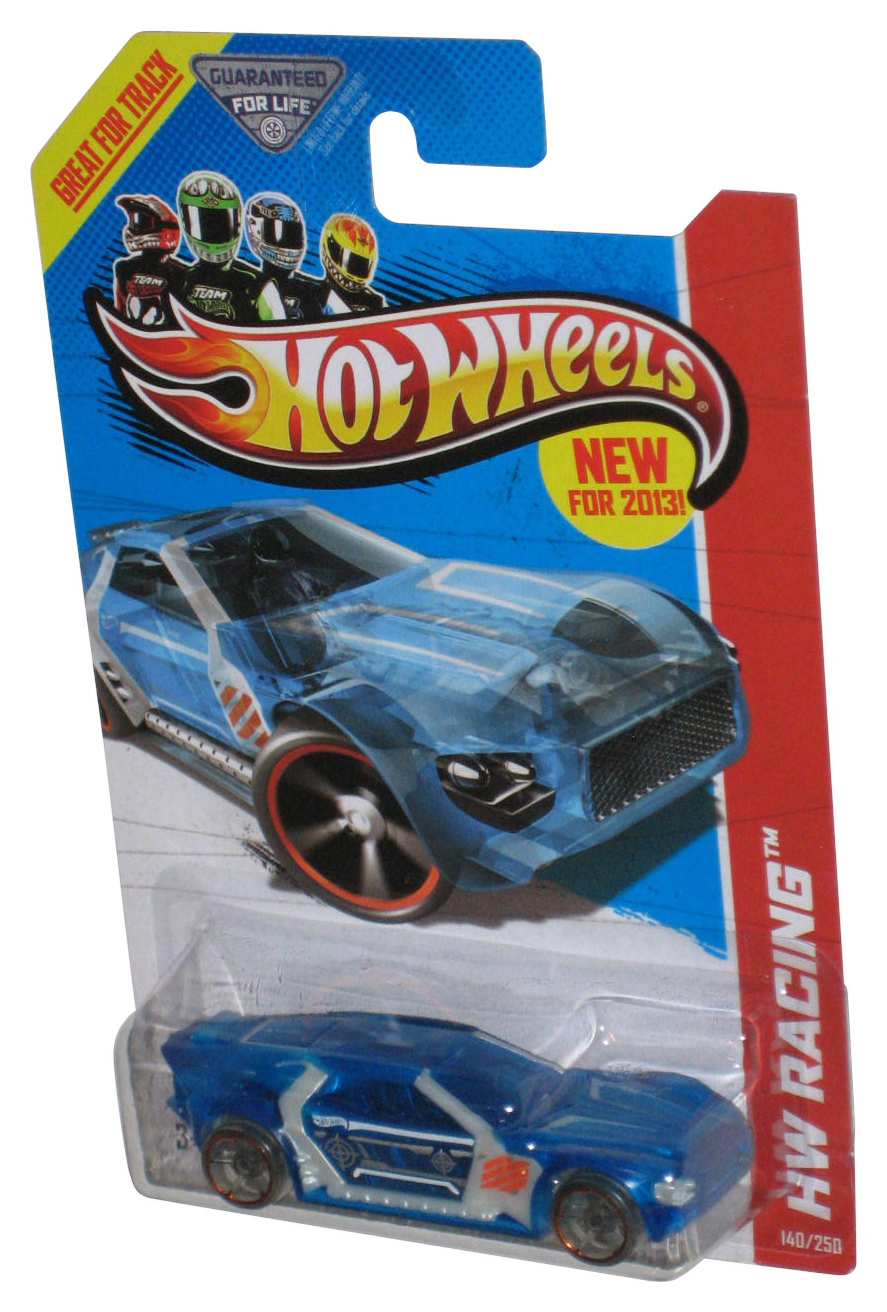 Hot Wheels HW Racing (2013) Blue Bullet Proof Car 140/250 - Walmart.com