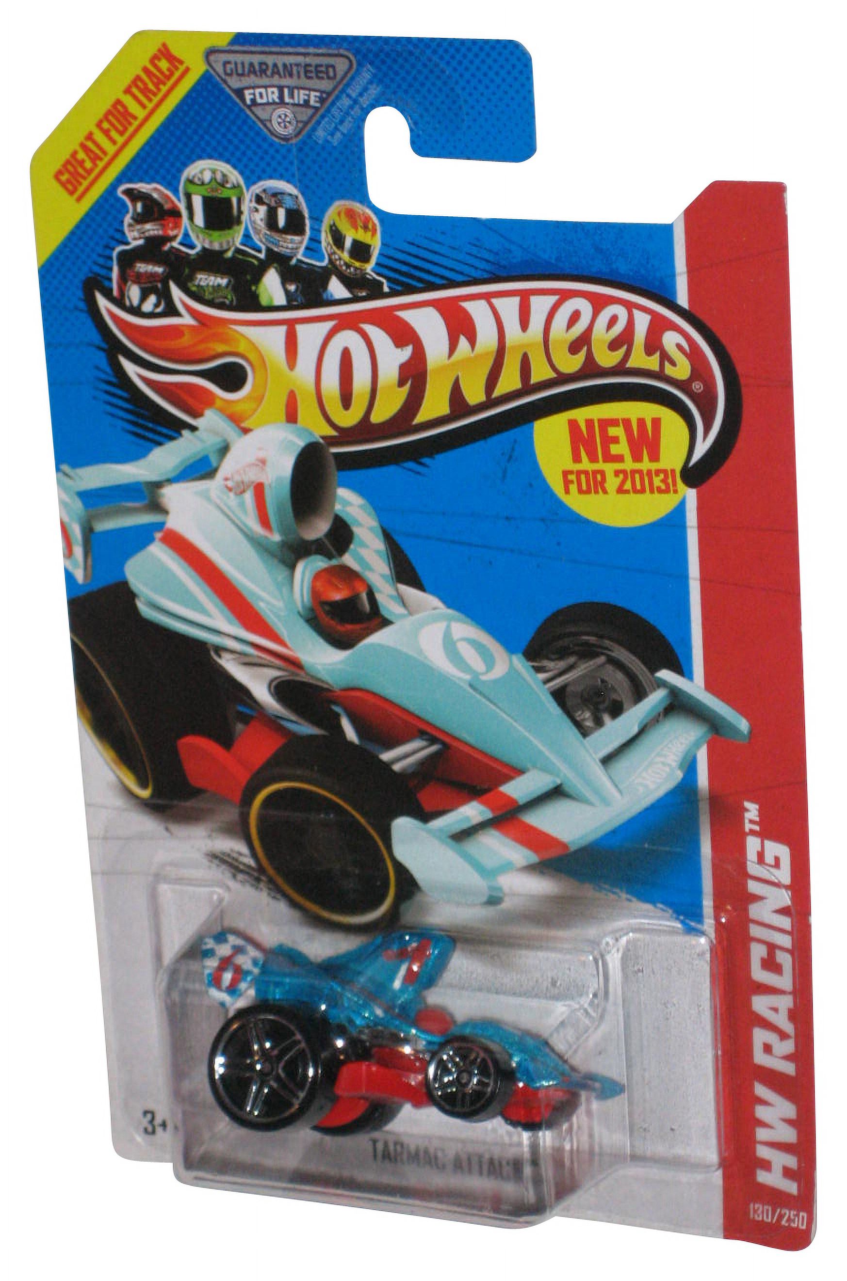 Hot Wheels HW Racing (2013) Blue & Red Tarmac Attack Toy Car 130/250 ...