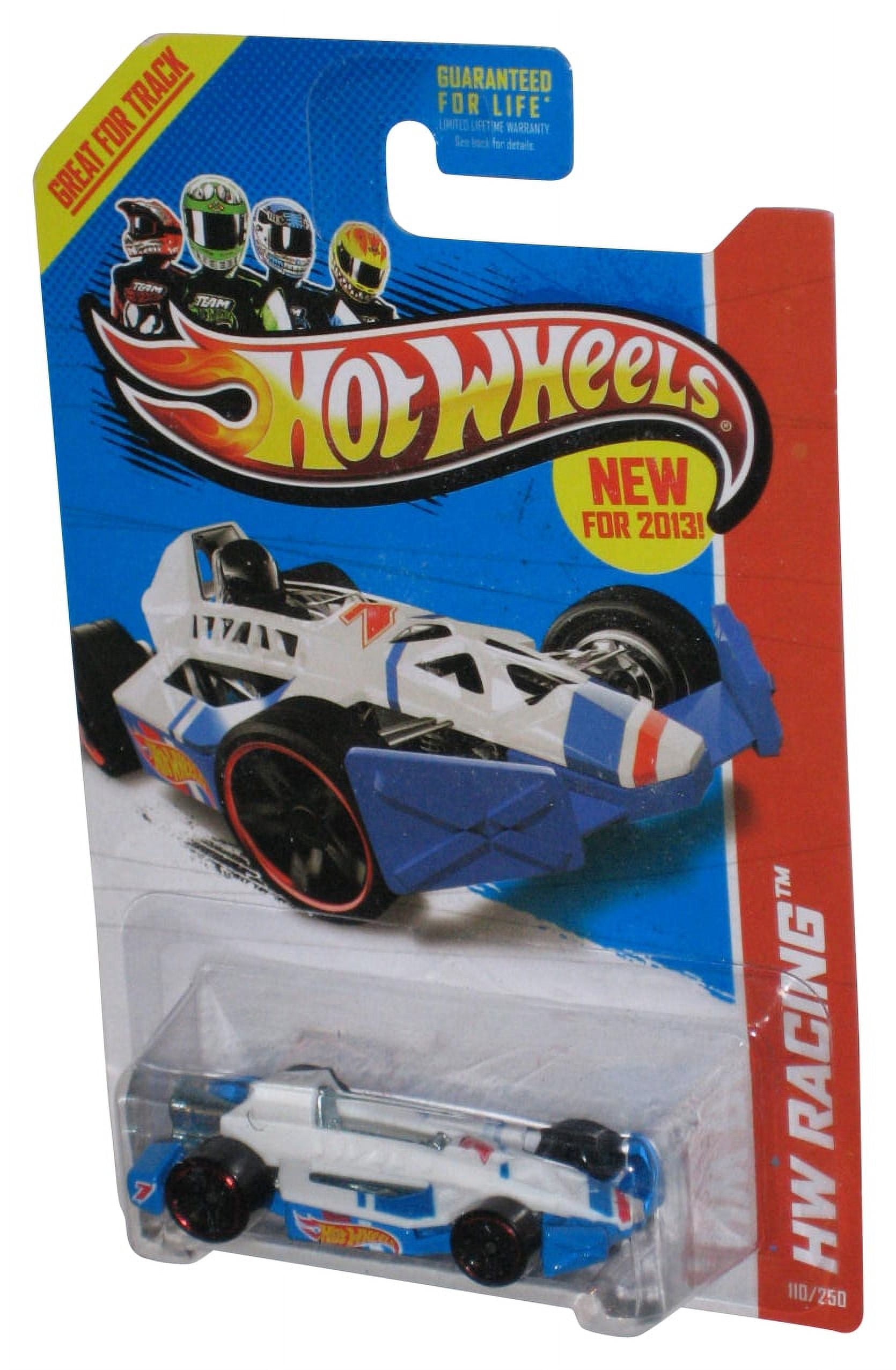 Hot Wheels HW Racing (2013) White & Blue Arrow Dynamic Toy Car 110/250 ...
