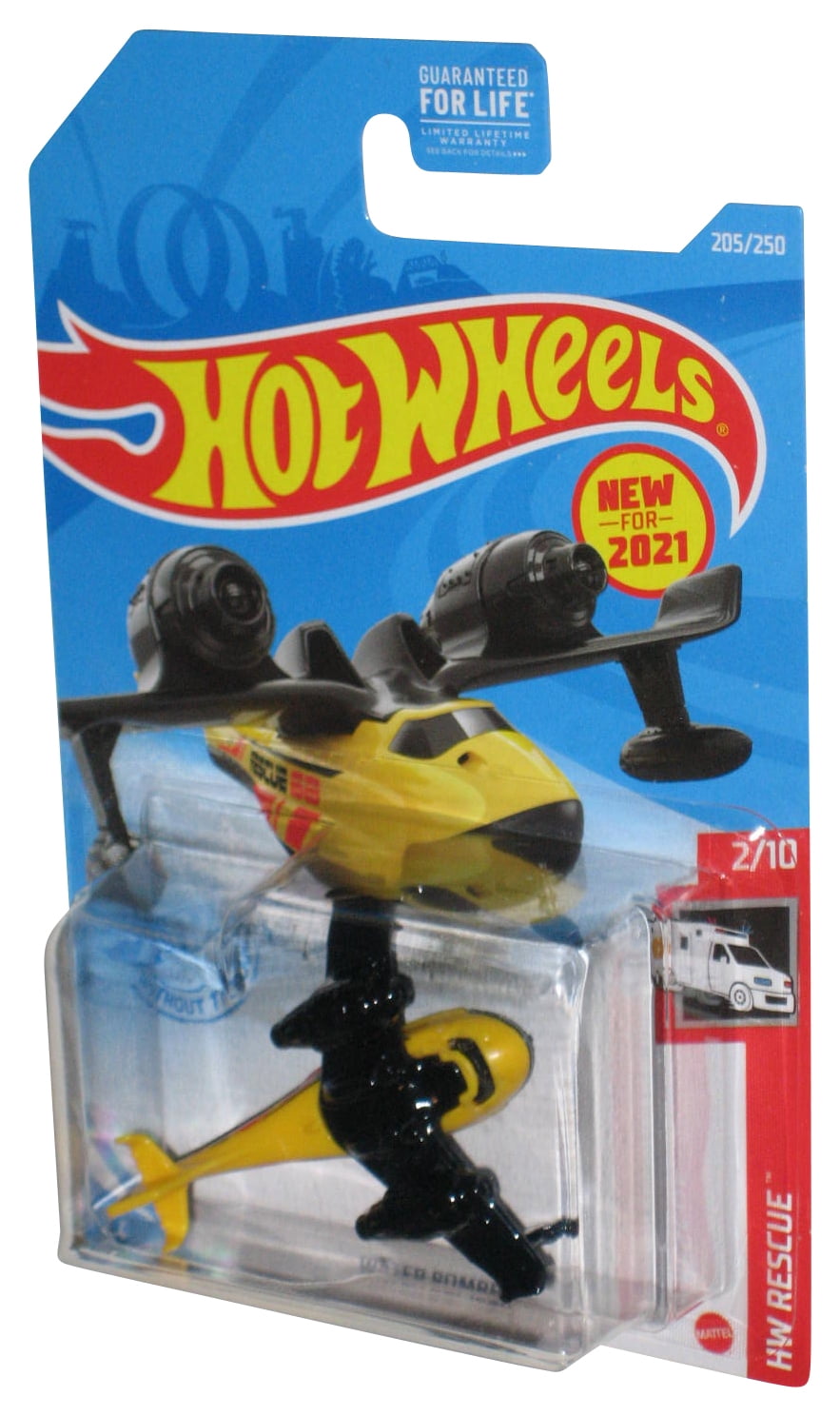 Hot Wheels HW Rescue 2/10 Yellow Water Bomber Plane Toy 205/250 ...